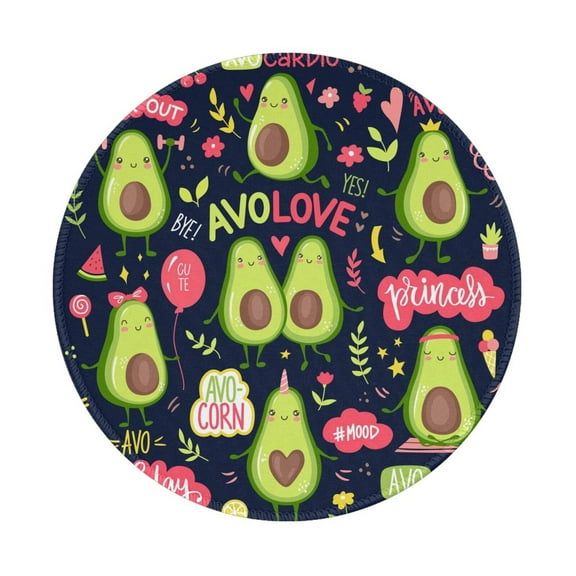 Disketp Retro Floral Butterfly Small Mouse Pad 7.9x7.9 Inches,Washable ...