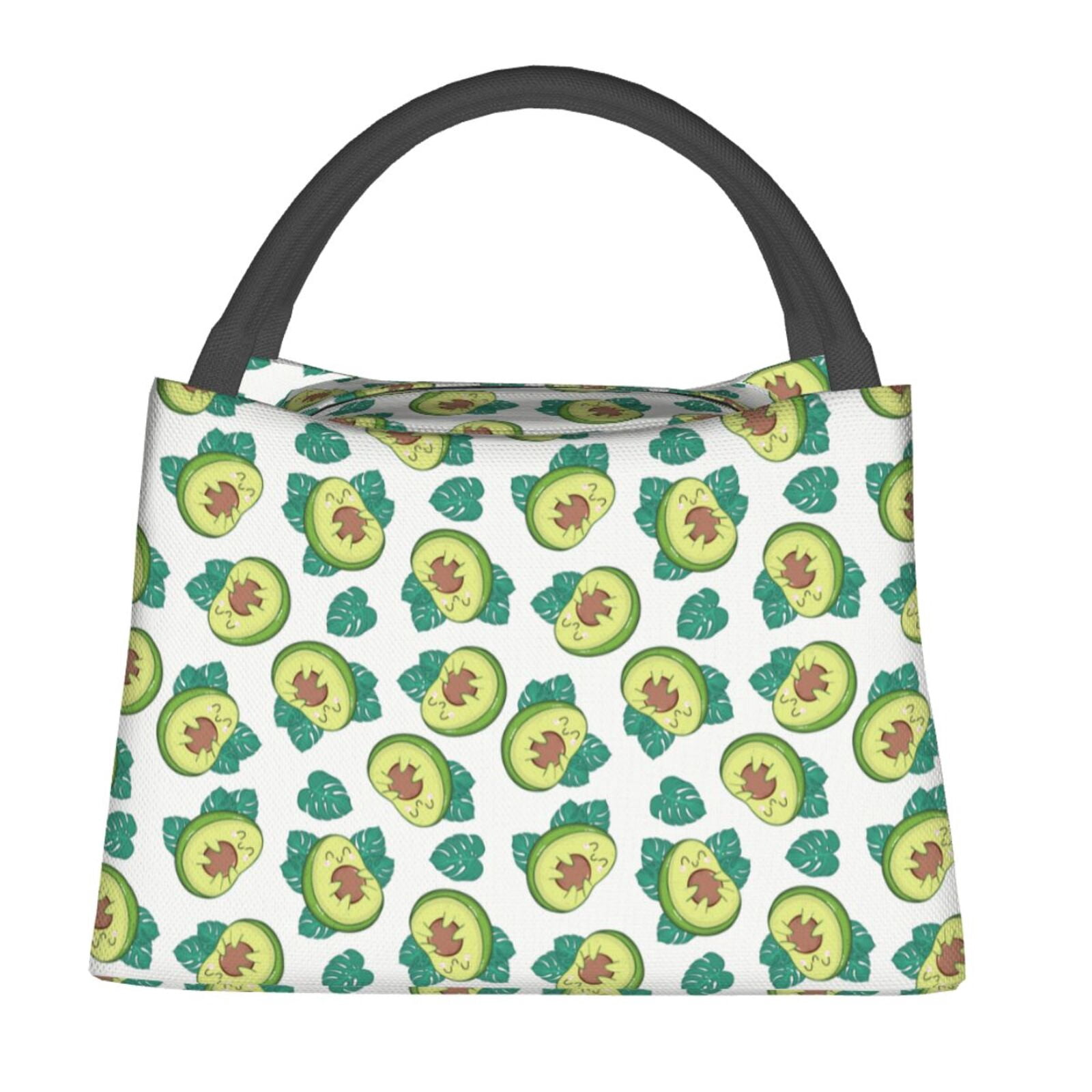 Disketp Avocado Sleeping Insulated Bags, Insulated Cooler Bag Totes for ...