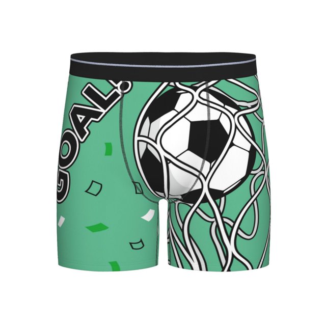 Disketp BALL INSIDE THE NET GOAL Men's Boxer Briefs Men’s Underwear ...