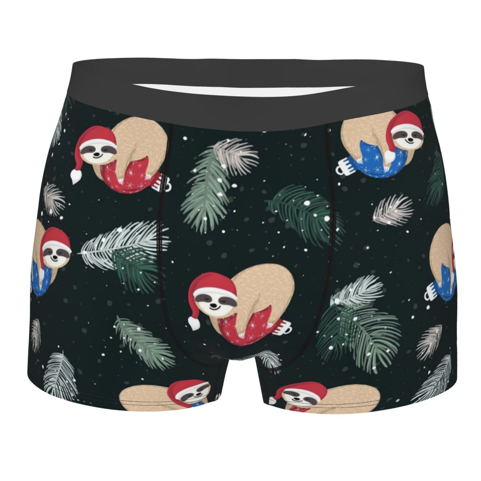 Disketp Baby Sloths Sleeping On The Christmas Ball Men'S Boxer Briefs ...