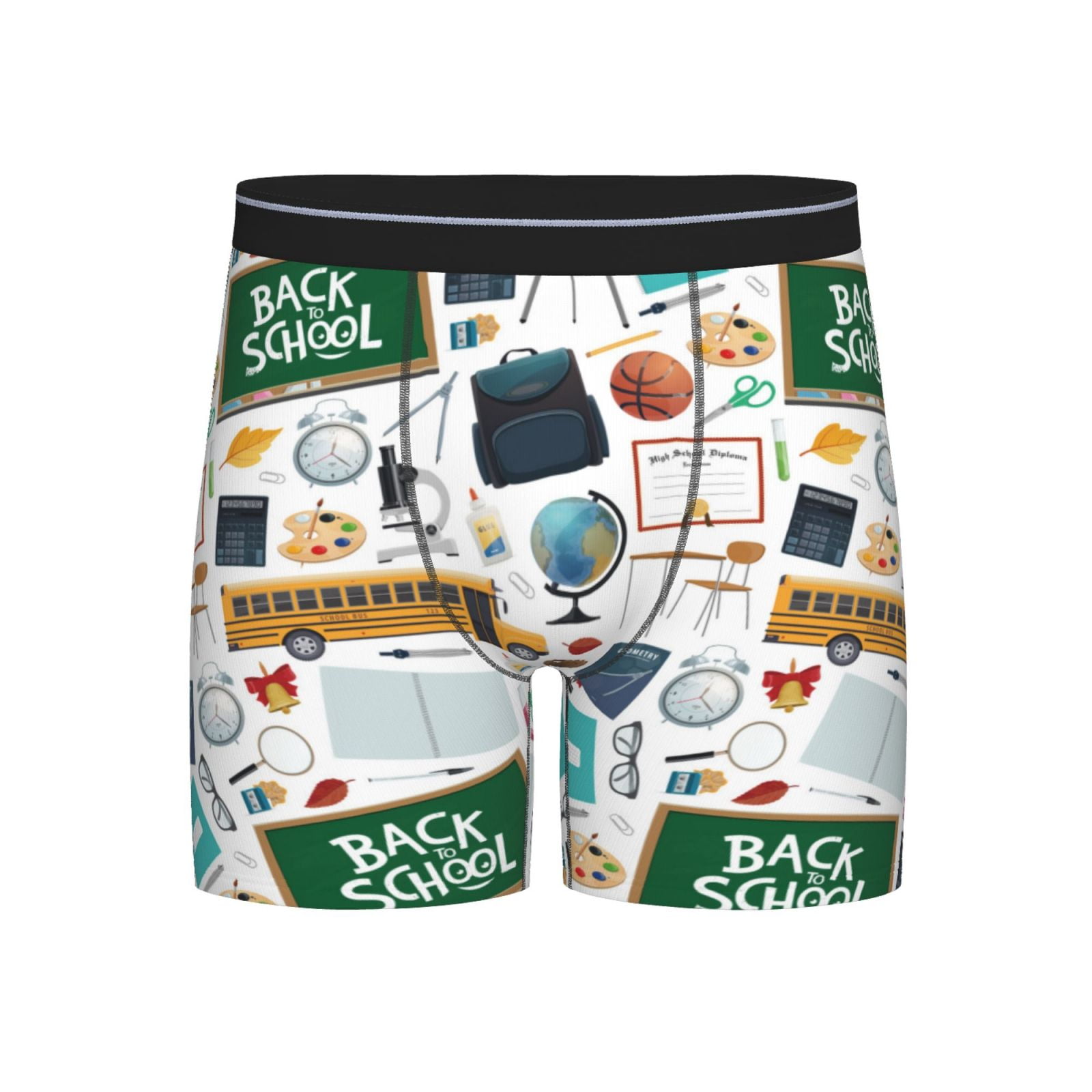 Disketp Back To School A Men's Boxer Briefs Men’s Underwear Boxer ...