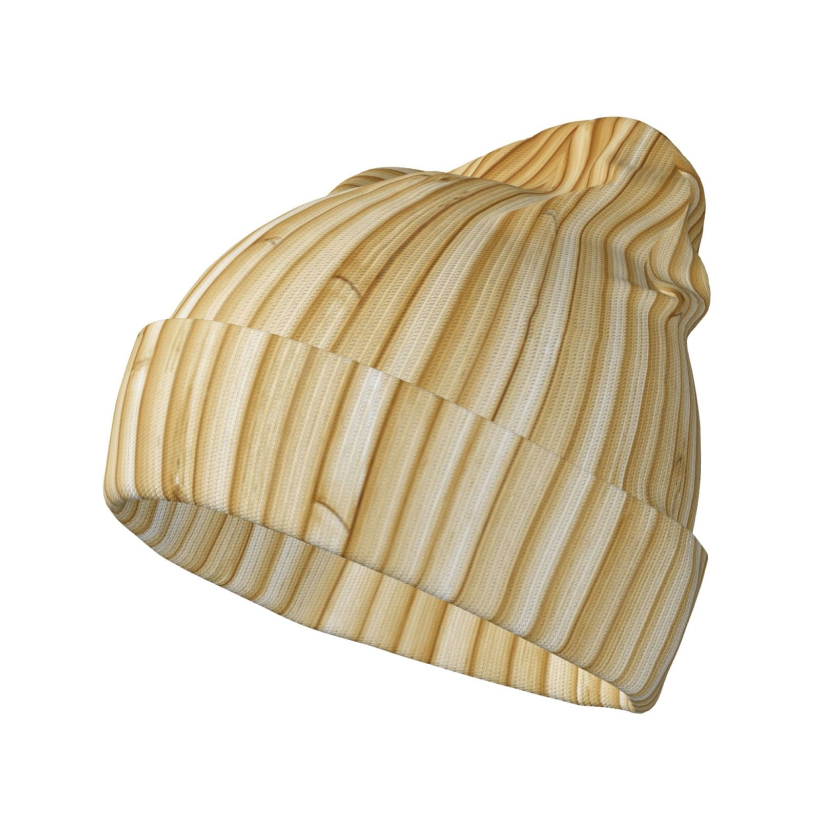 Disketp Bamboo Wall Winter Beanie for Men Women Beanie Knit Hat Cuffed ...