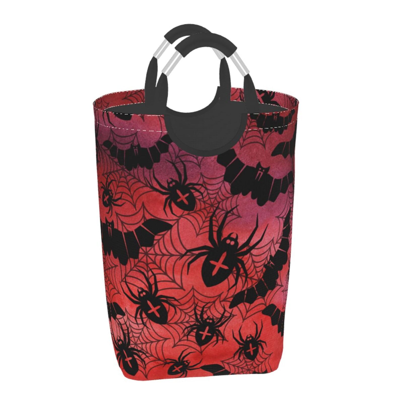 Disketp Bats And Spiders Square Laundry Bag Large Collapsible Dirty ...