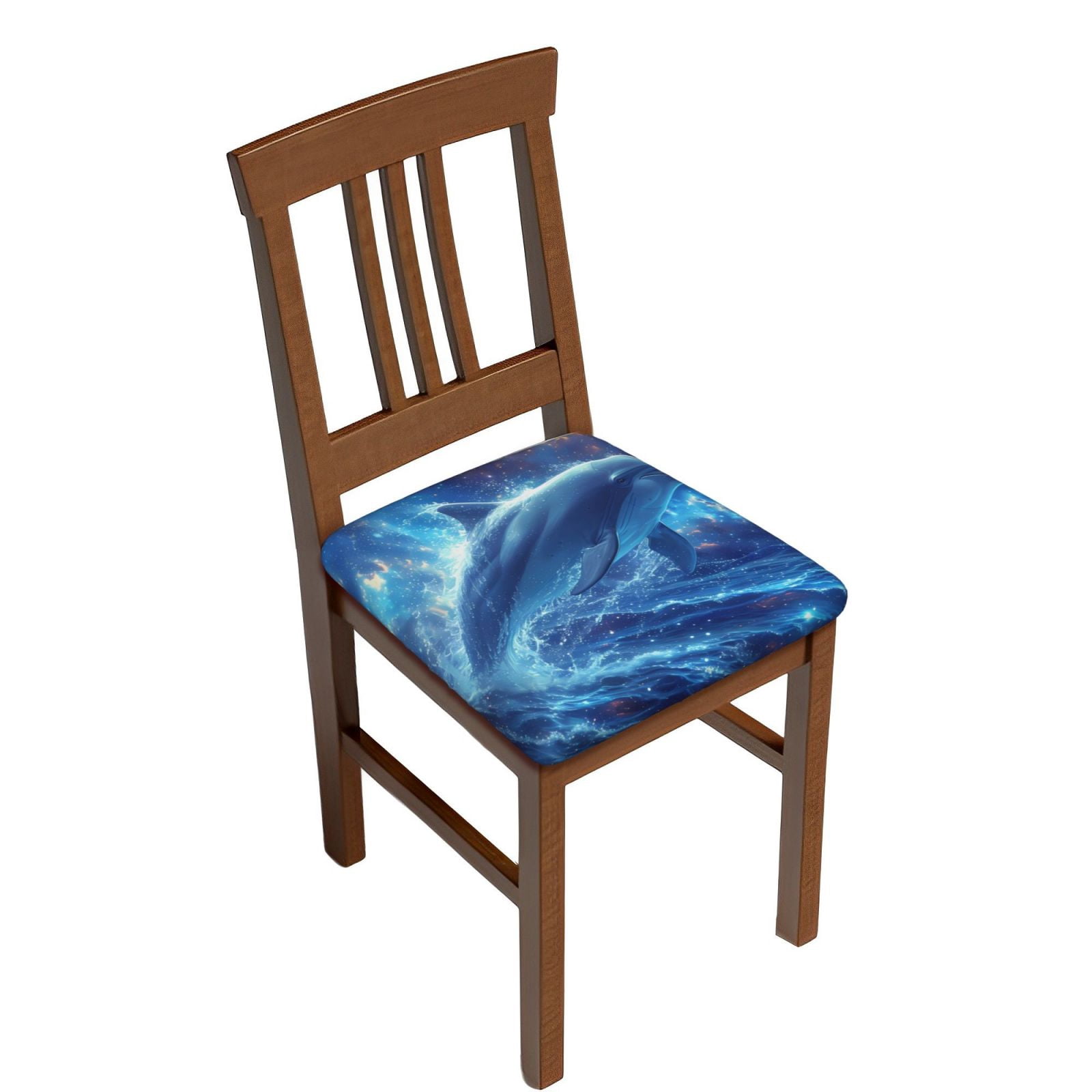 Disketp Beautiful Ocean Dolphin for Square Chair Cushion Covers for ...