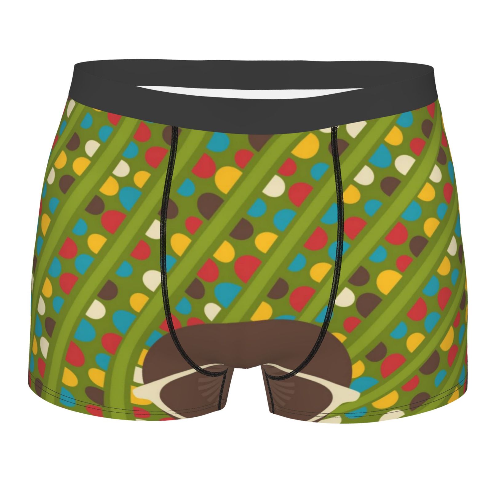 Disketp Black Head Woman With Dots Hair Men'S Boxer Briefs,Soft And ...