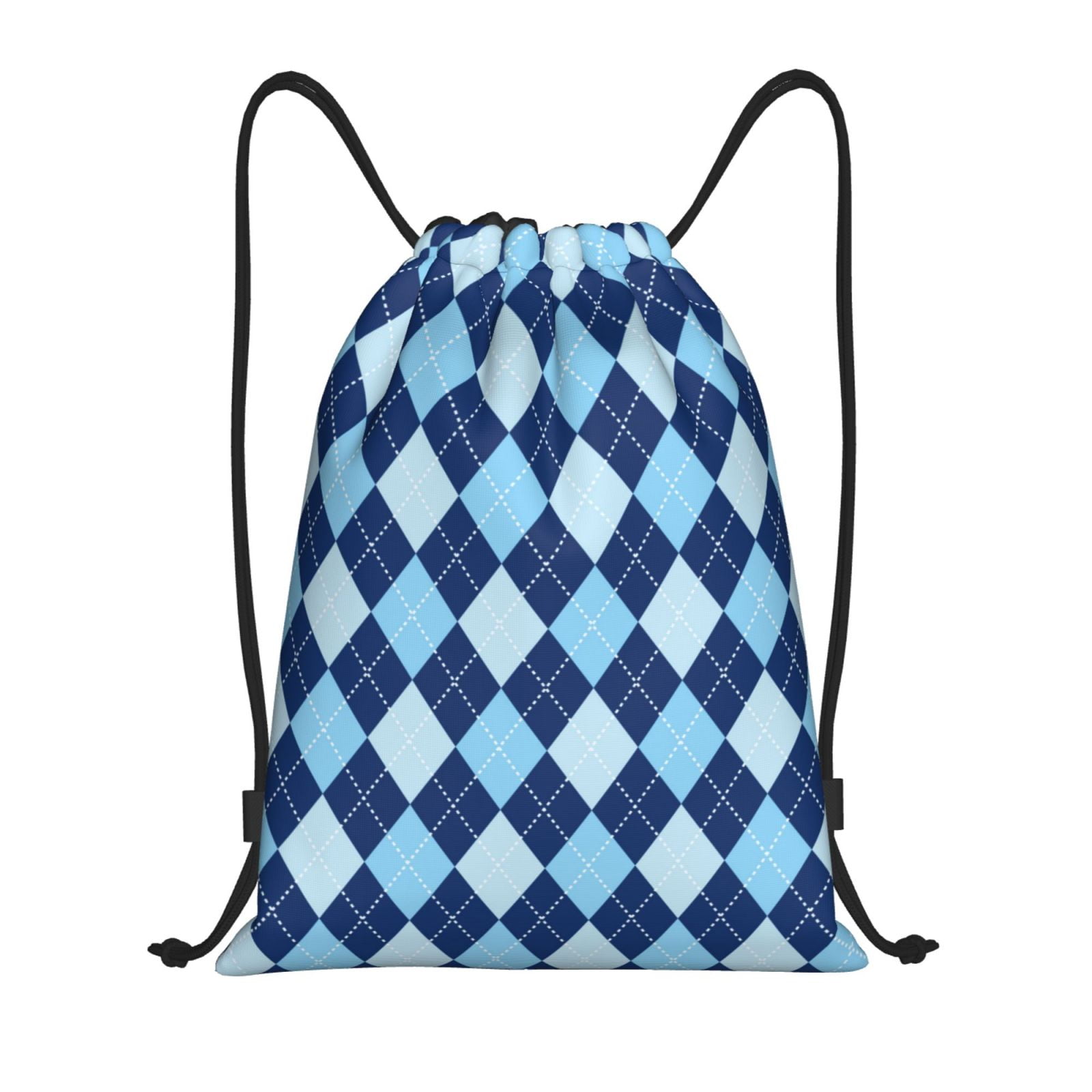 Disketp Blue Squares Drawstring Backpack Drawstring Gym Bags Draw ...