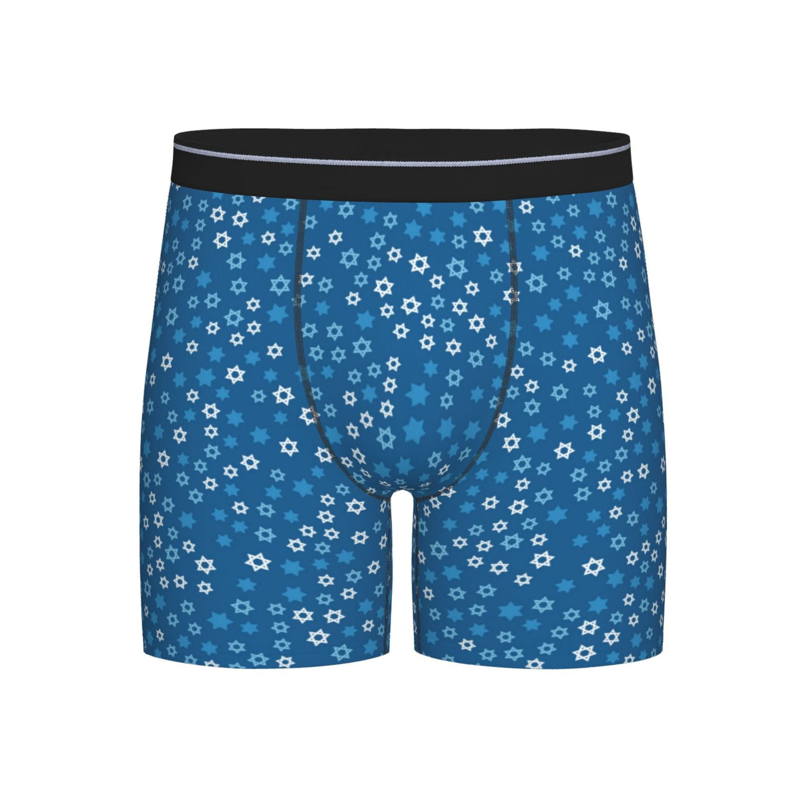 Disketp Blue Star Print Men's Boxer Briefs Men’s Underwear Boxer Briefs ...