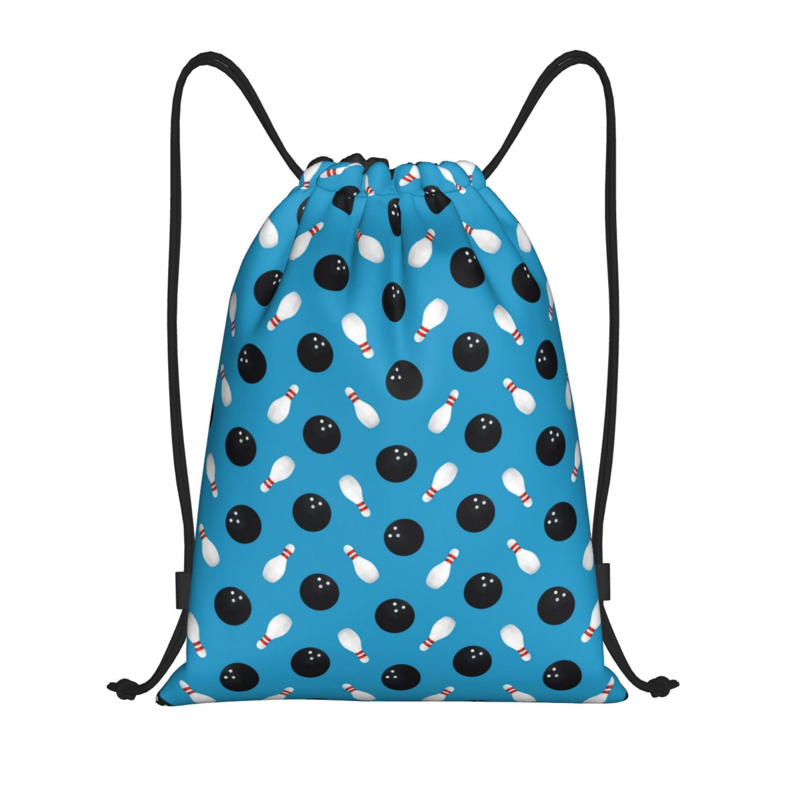 Disketp Bowling Balls Drawstring Backpack Drawstring Gym Bags Draw ...