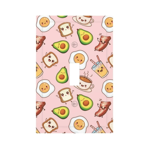 Disketp Breakfast Decorative Light Switch or Outlet Wall Plate with ...