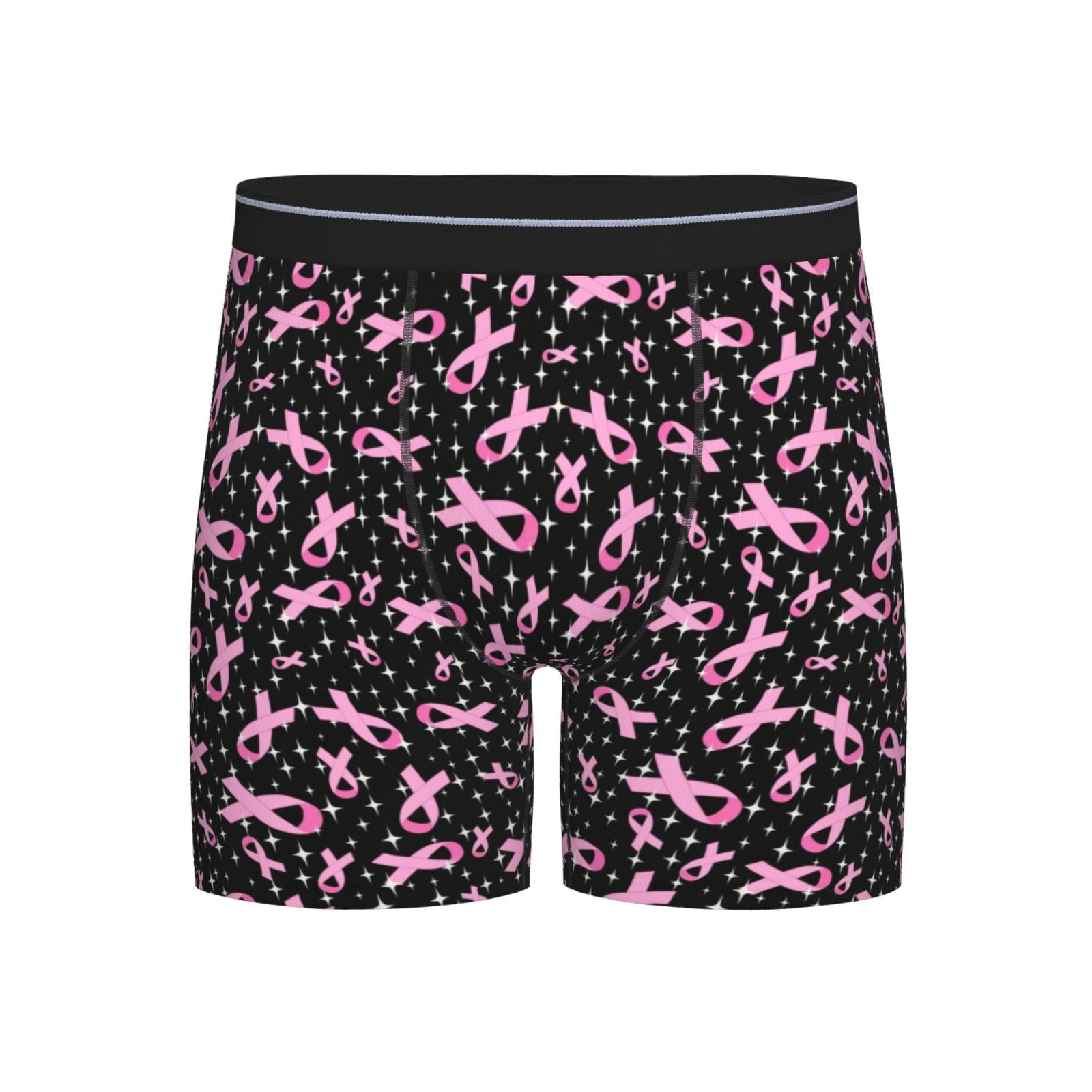 Disketp Breast Cancer Awareness (2) Men's Boxer Briefs Men’s Underwear ...