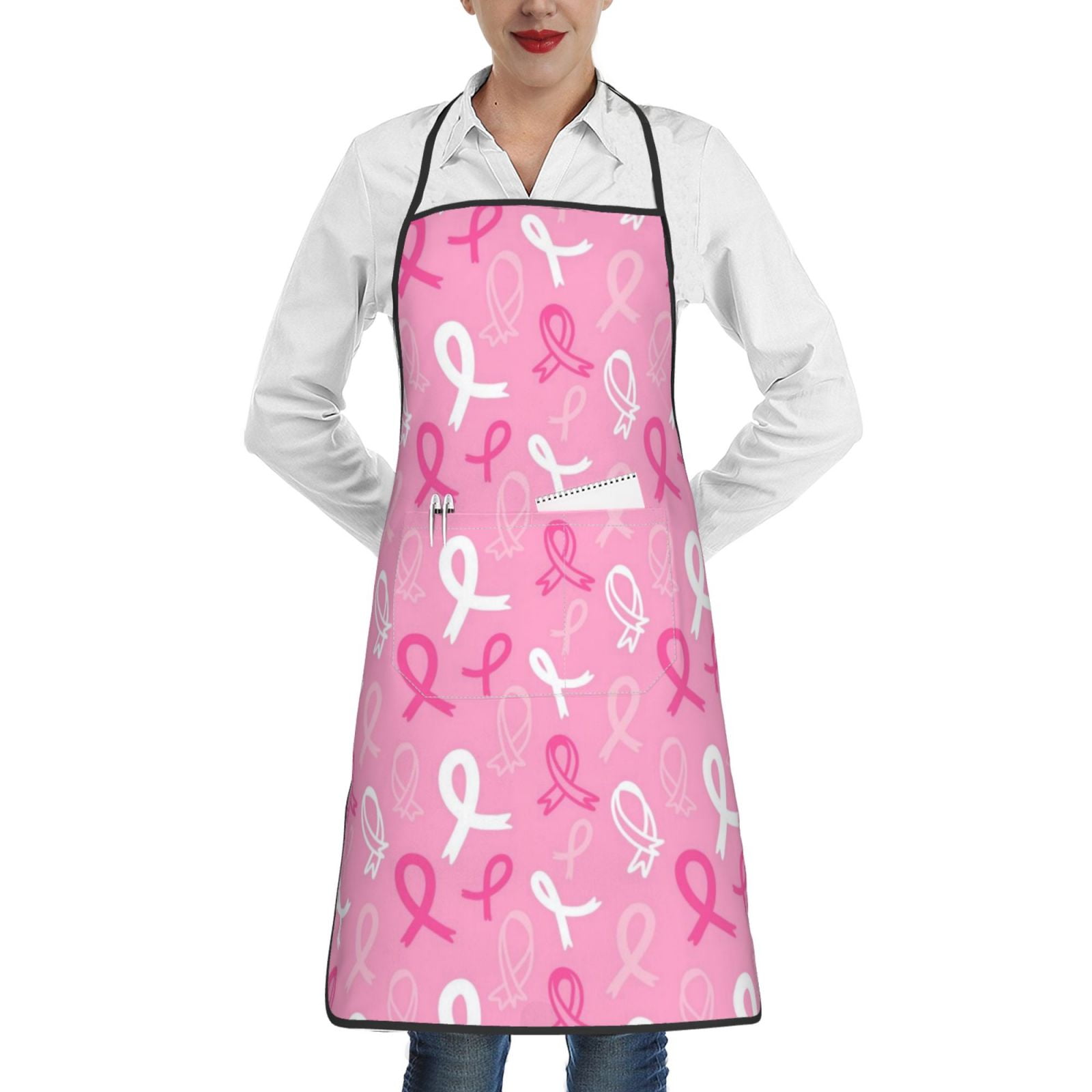 Disketp Breast Cancer Awareness (3) Kitchen Apron with adjustable ...