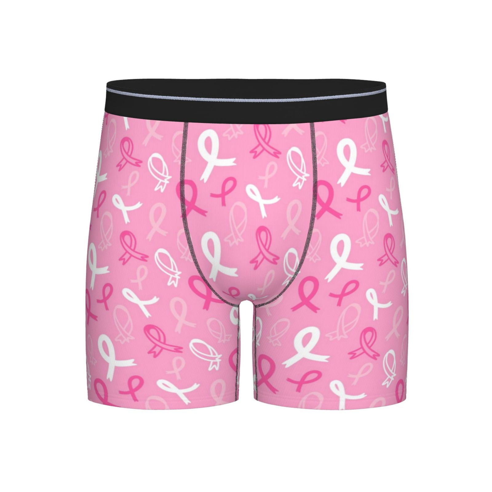 Disketp Breast Cancer Awareness (3) Men's Boxer Briefs Men’s Underwear ...