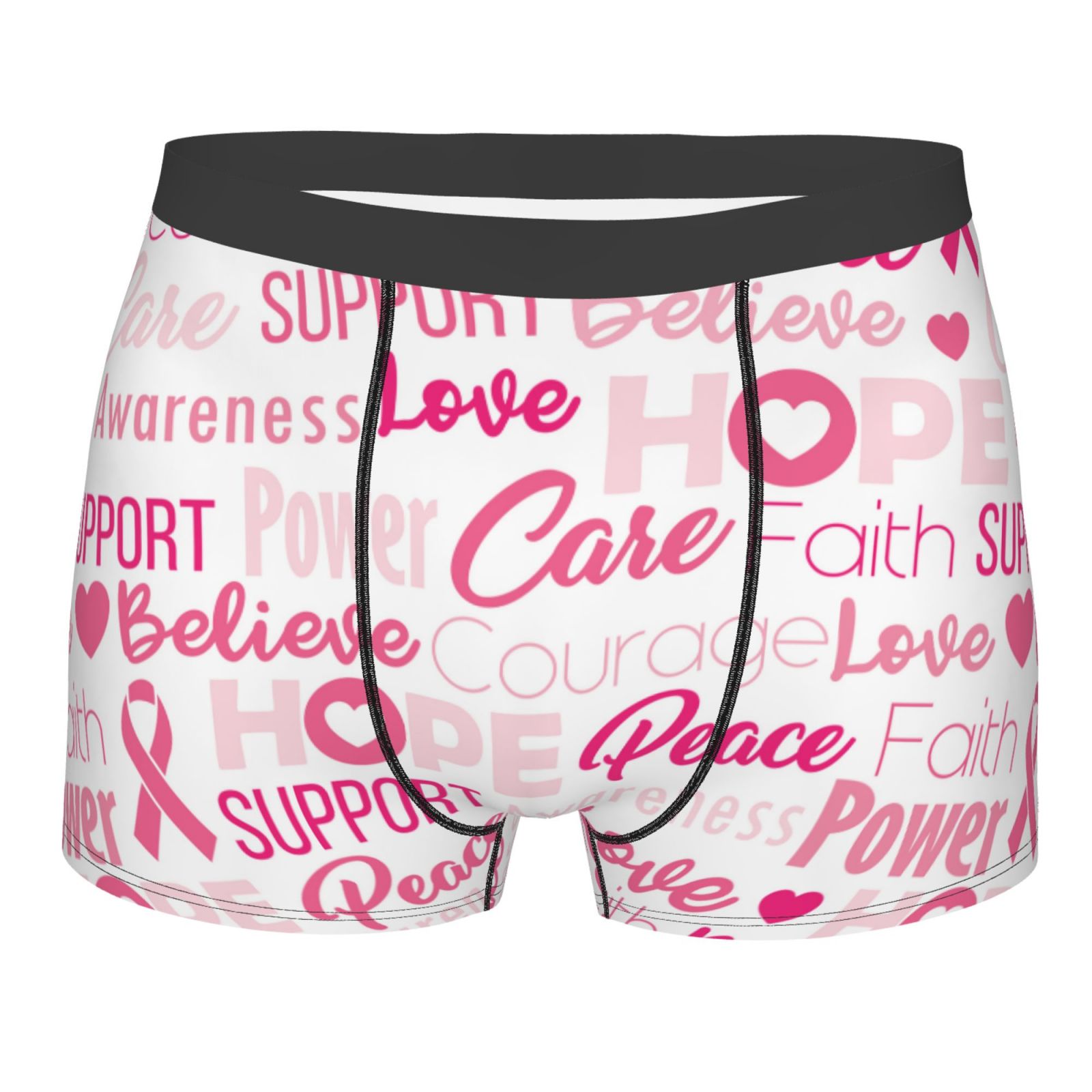 Disketp Breast Cancer Pink Ribbons Awareness Men'S Boxer Briefs,Soft ...