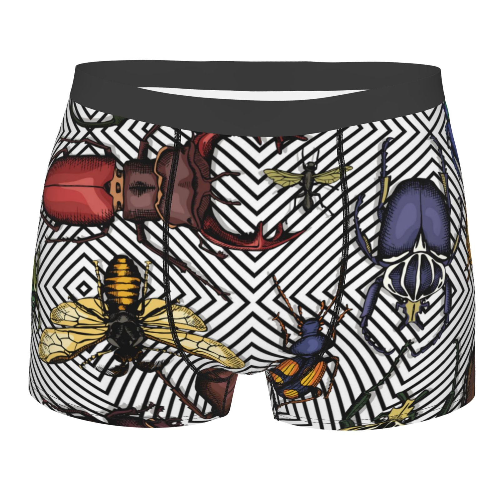 Disketp Bright Insects Men'S Boxer Briefs,Soft And Breathable Cotton ...