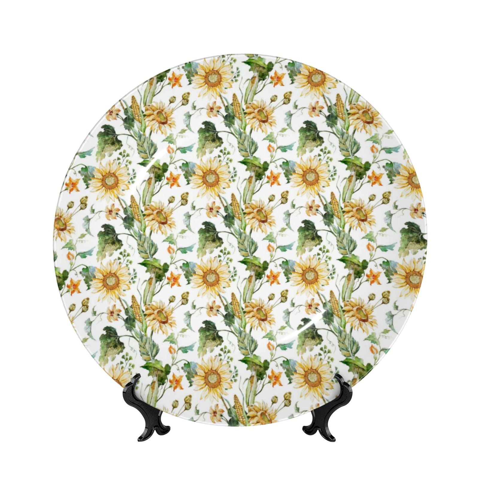 Disketp Bright Sunflowers Ceramic Plate Dinner Plates Bone China ...
