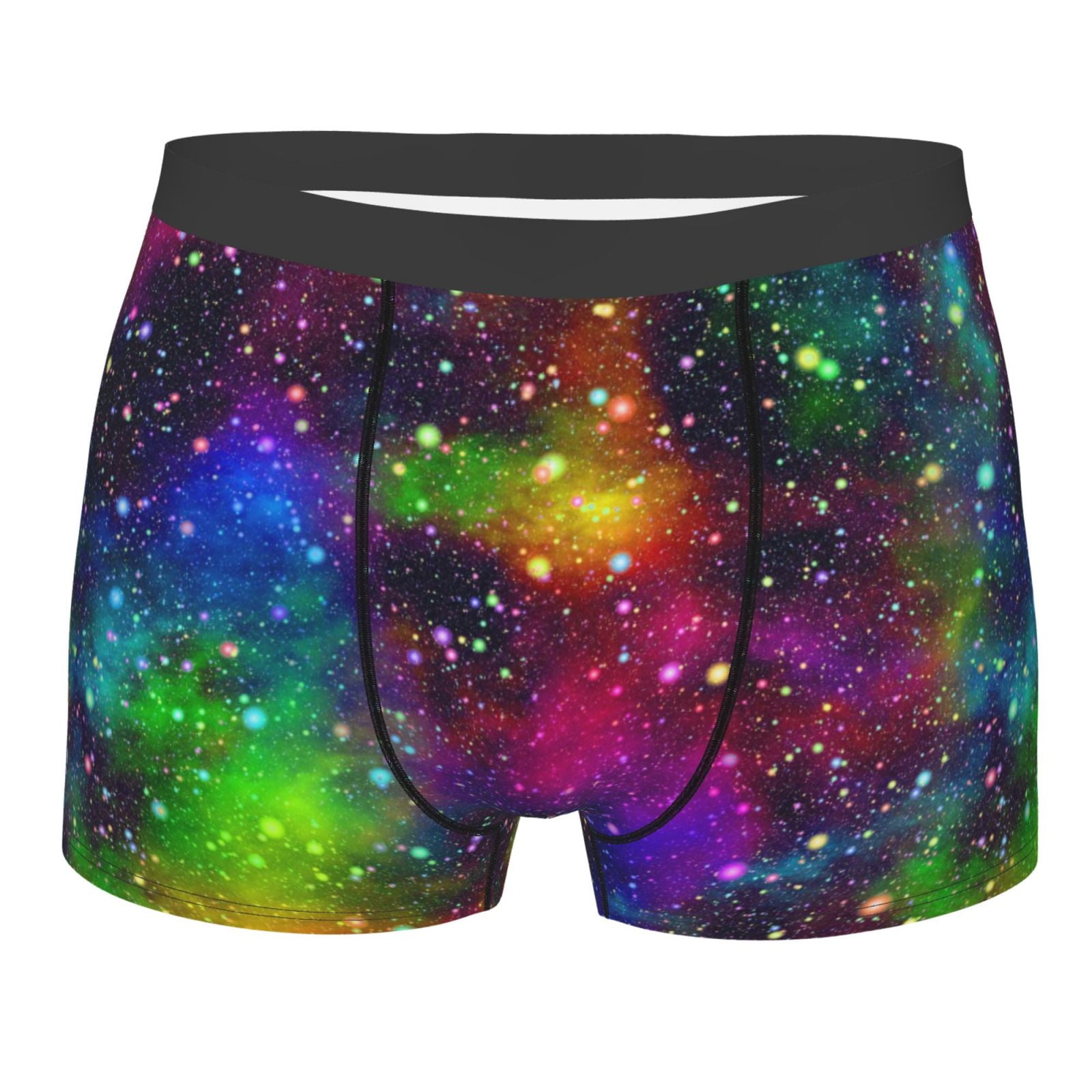 Disketp Bright Universe Men'S Boxer Briefs,Soft And Breathable Cotton ...