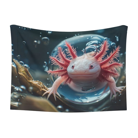 Disketp Bubbles Axolotl Fantasy Dog Blanket/Bed Cover for Dogs and Cats ...
