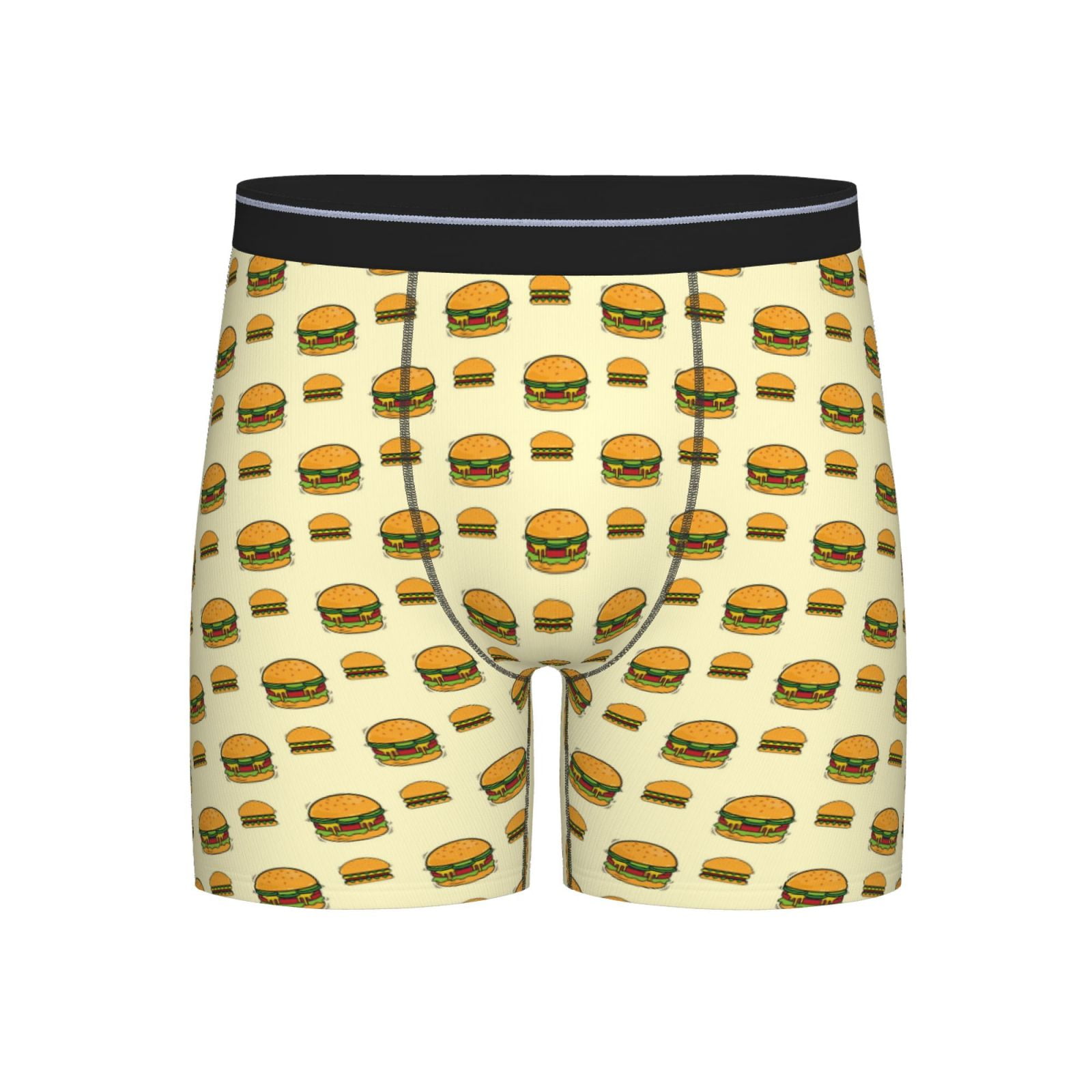 Disketp Burgers And Hot Dogs Men's Boxer Briefs Men’s Underwear Boxer ...