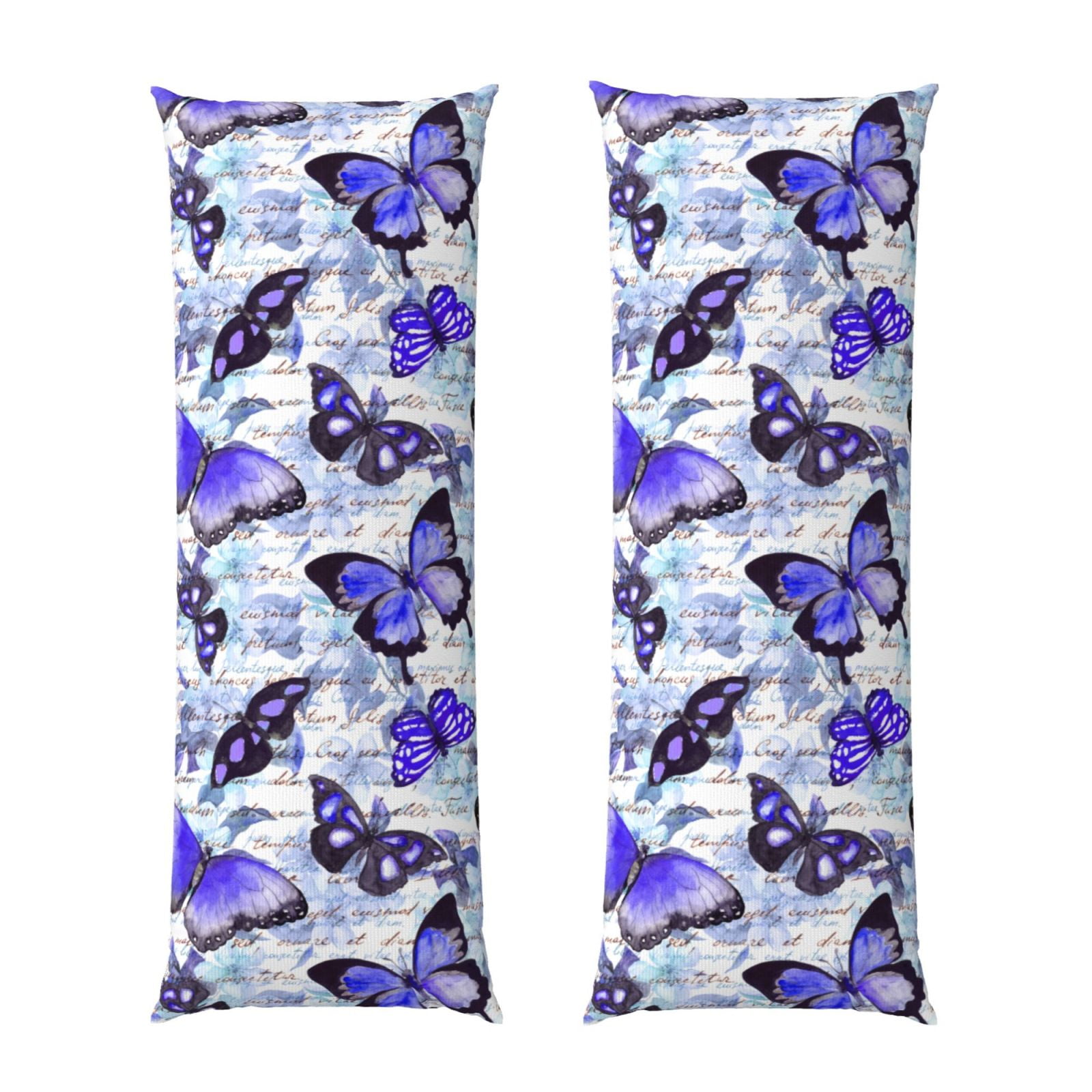Disketp Butterflies Print Body Pillow Cover - Super Soft 20x54 Body ...
