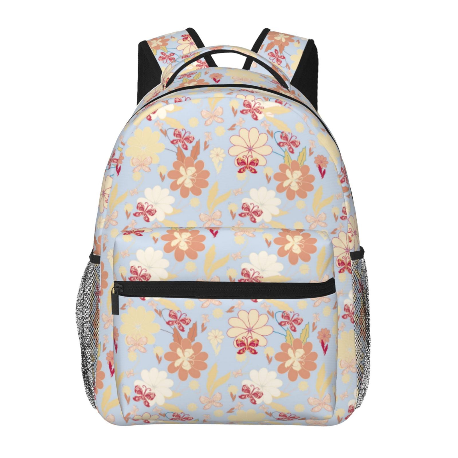 Disketp Butterfly Flower Backpack for Men and Women - Lightweight ...