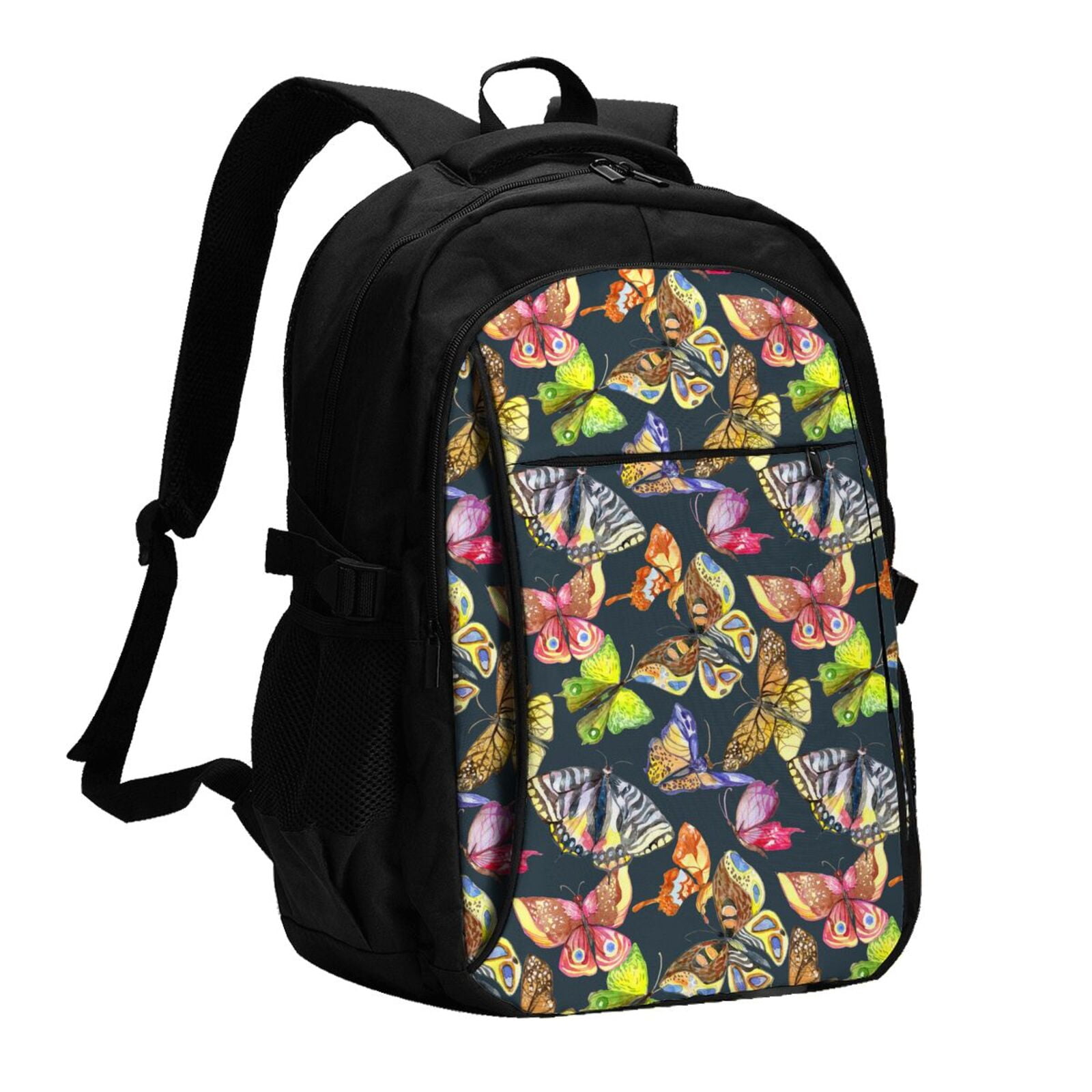 Disketp Butterfly Wild Insect Travel Laptop Backpack, Laptops Backpack ...