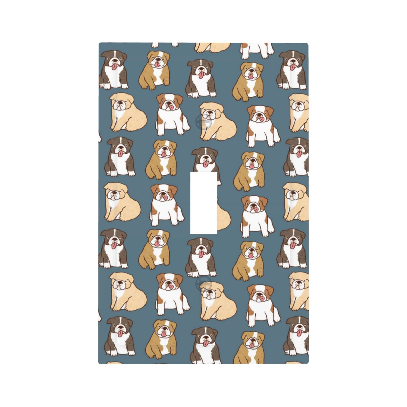 Disketp Cartoon Bulldog 1 Decorative Light Switch or Outlet Wall Plate ...