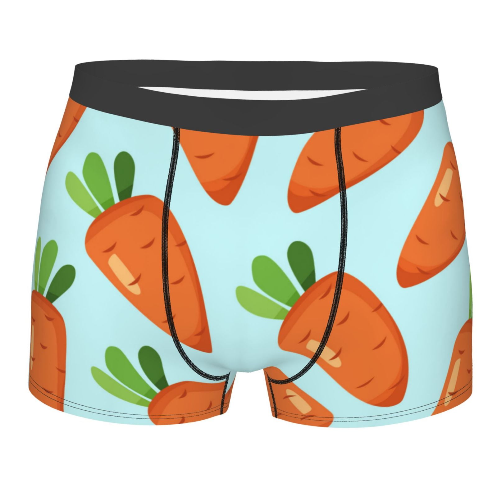 Disketp Cartoon Carrot Men'S Boxer Briefs,Soft And Breathable Cotton ...
