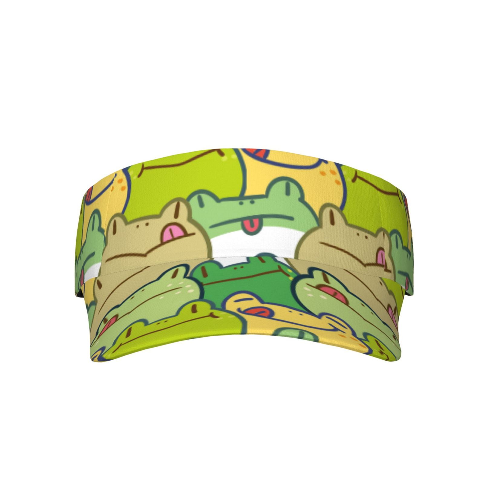 Disketp Cartoon Frog Sun Visors For Women Men Unisex Tennis Golf Visor ...