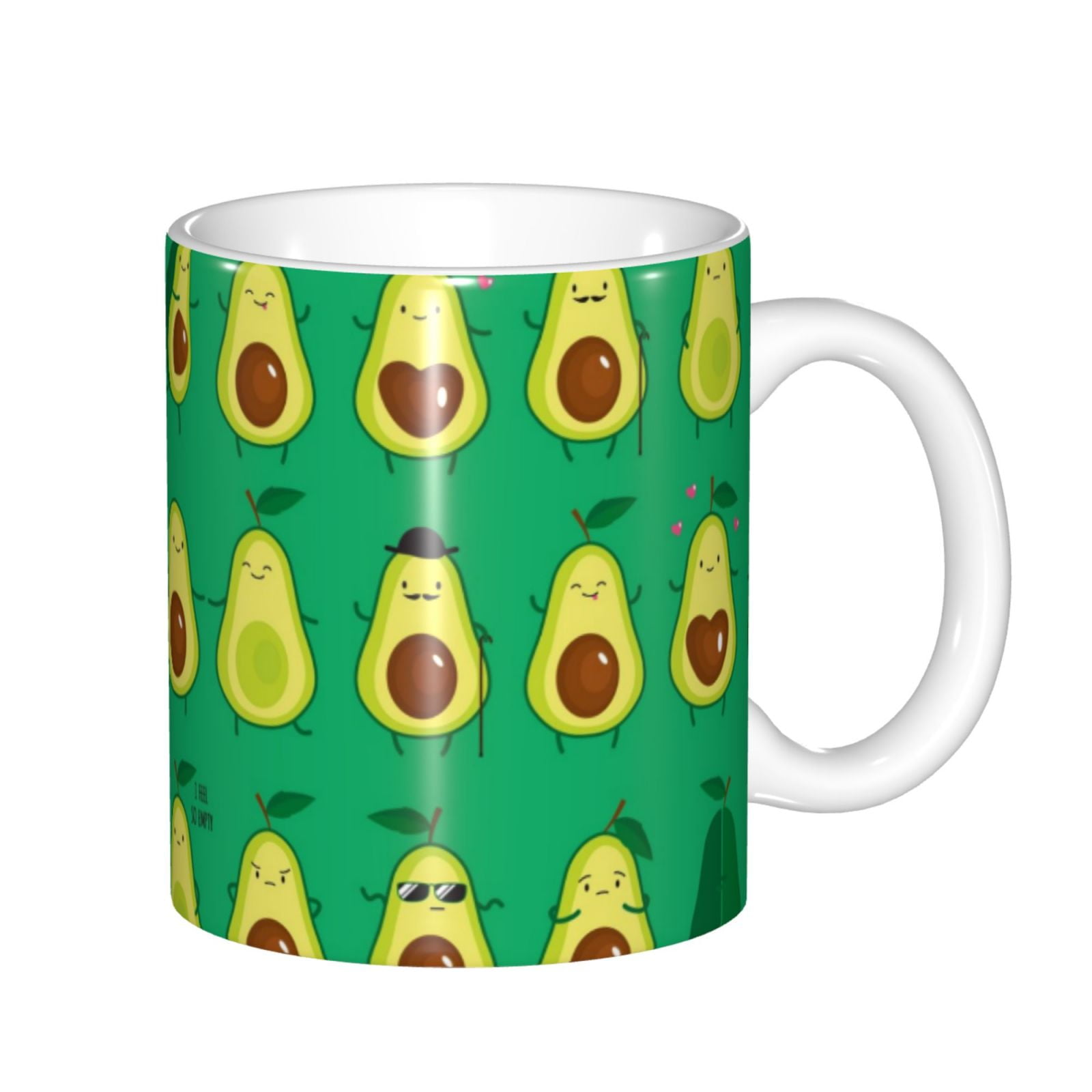 Disketp Cartoon Fruit 1 Large Coffee Mug with Handle Tea Cup Novelty ...