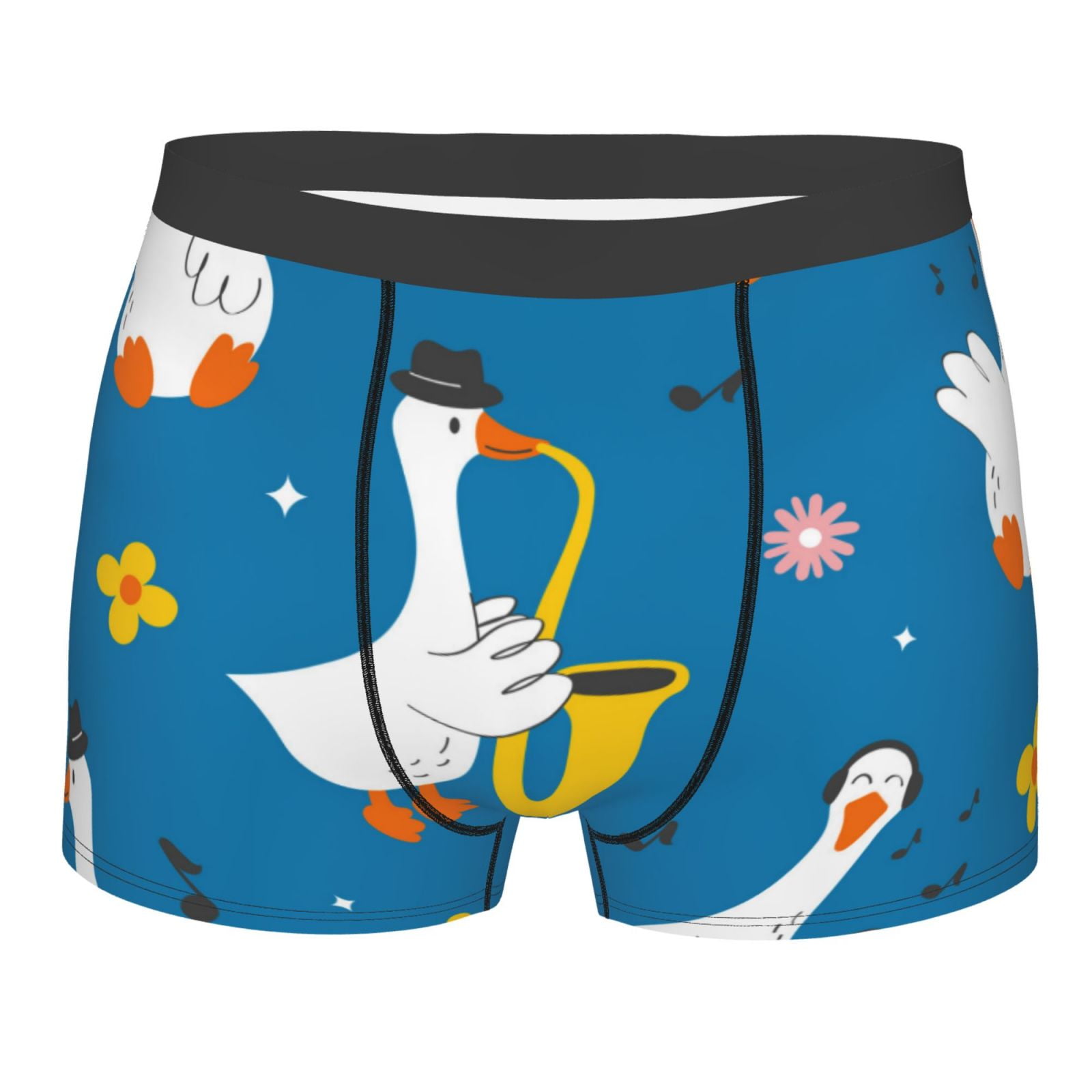 Disketp Cartoon Goose Men'S Boxer Briefs,Soft And Breathable Cotton ...