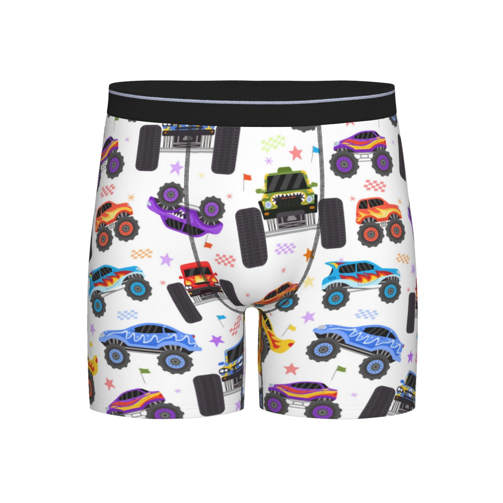 Disketp Cartoon Monster Trucks1 Men's Boxer Briefs Men’s Underwear ...