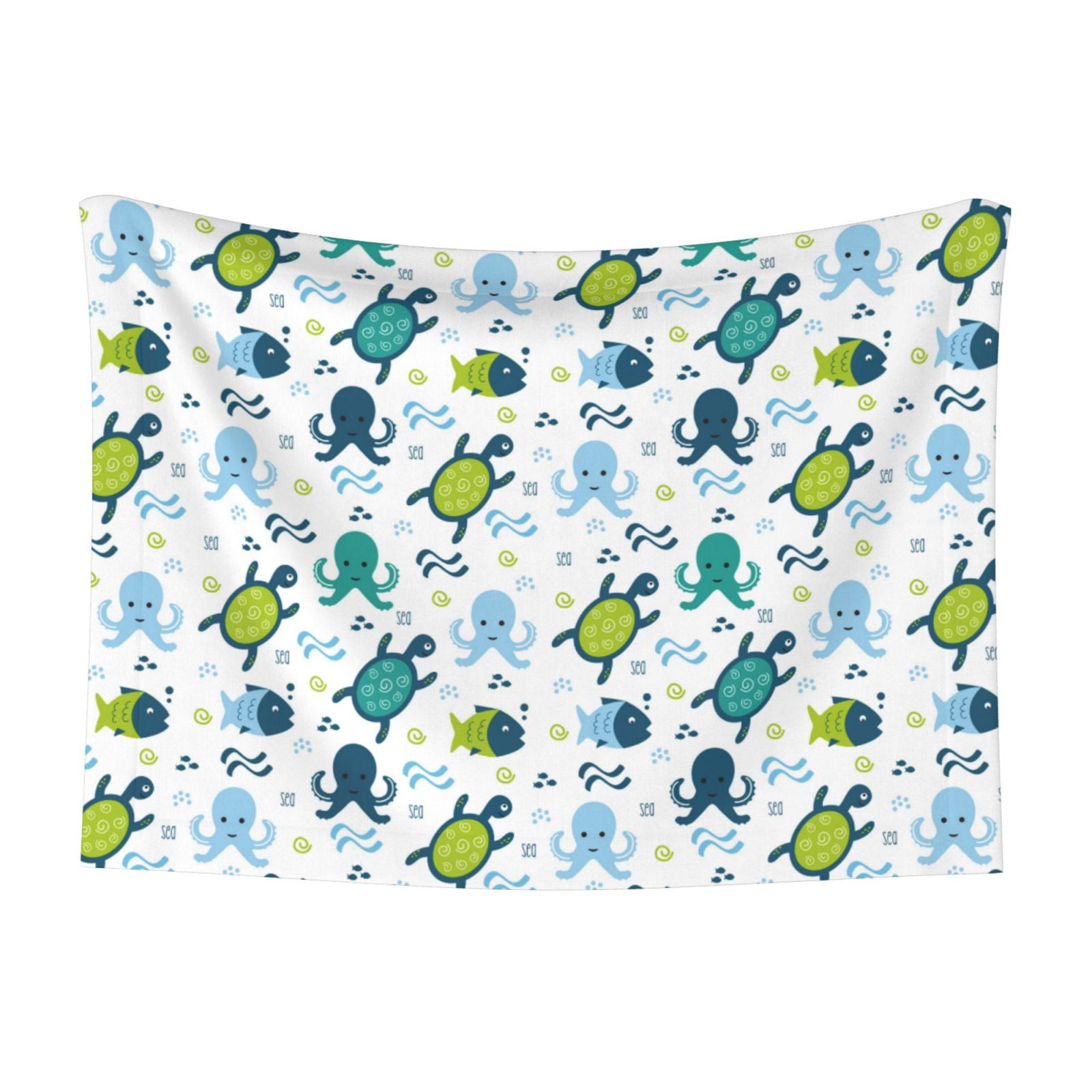 Disketp Cartoon Sea Creatures Dog Blanket/Bed Cover for Dogs and Cats ...