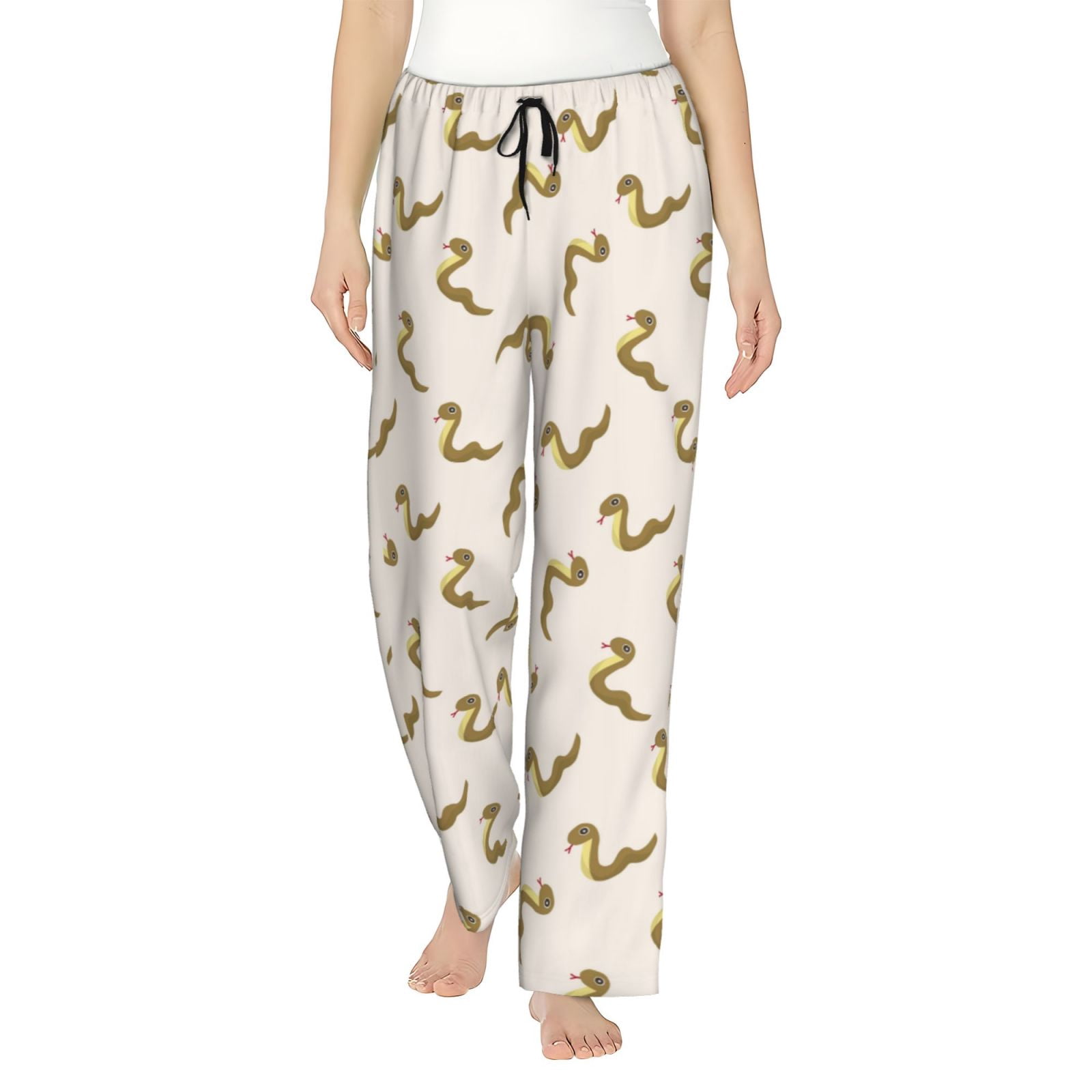 Disketp Cartoon Snake for Women's Pajama Pants - Ultra Soft Fleece ...