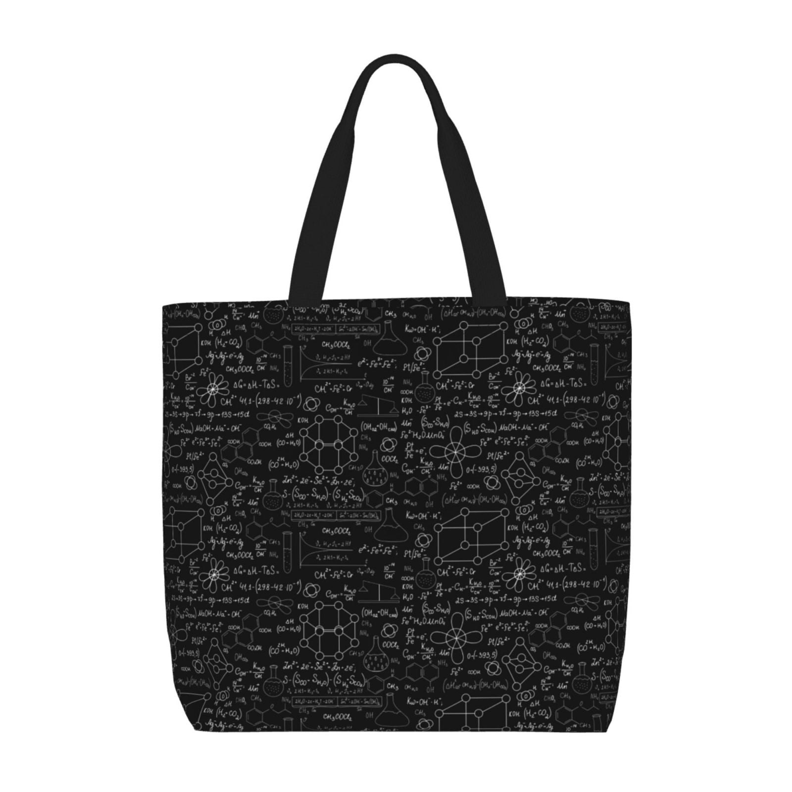 Disketp Chemistry Formulas 3 Canvas Tote Bag,Women Shoulder Bag ...