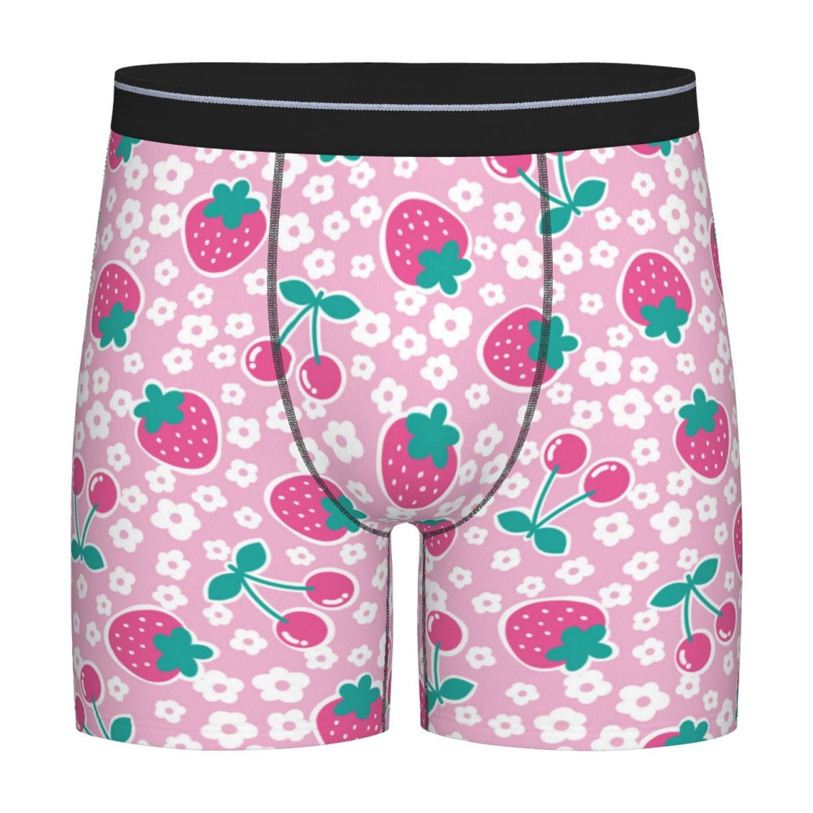 Disketp Cherry Strawberry Men's Boxer Briefs Men’s Underwear Boxer ...