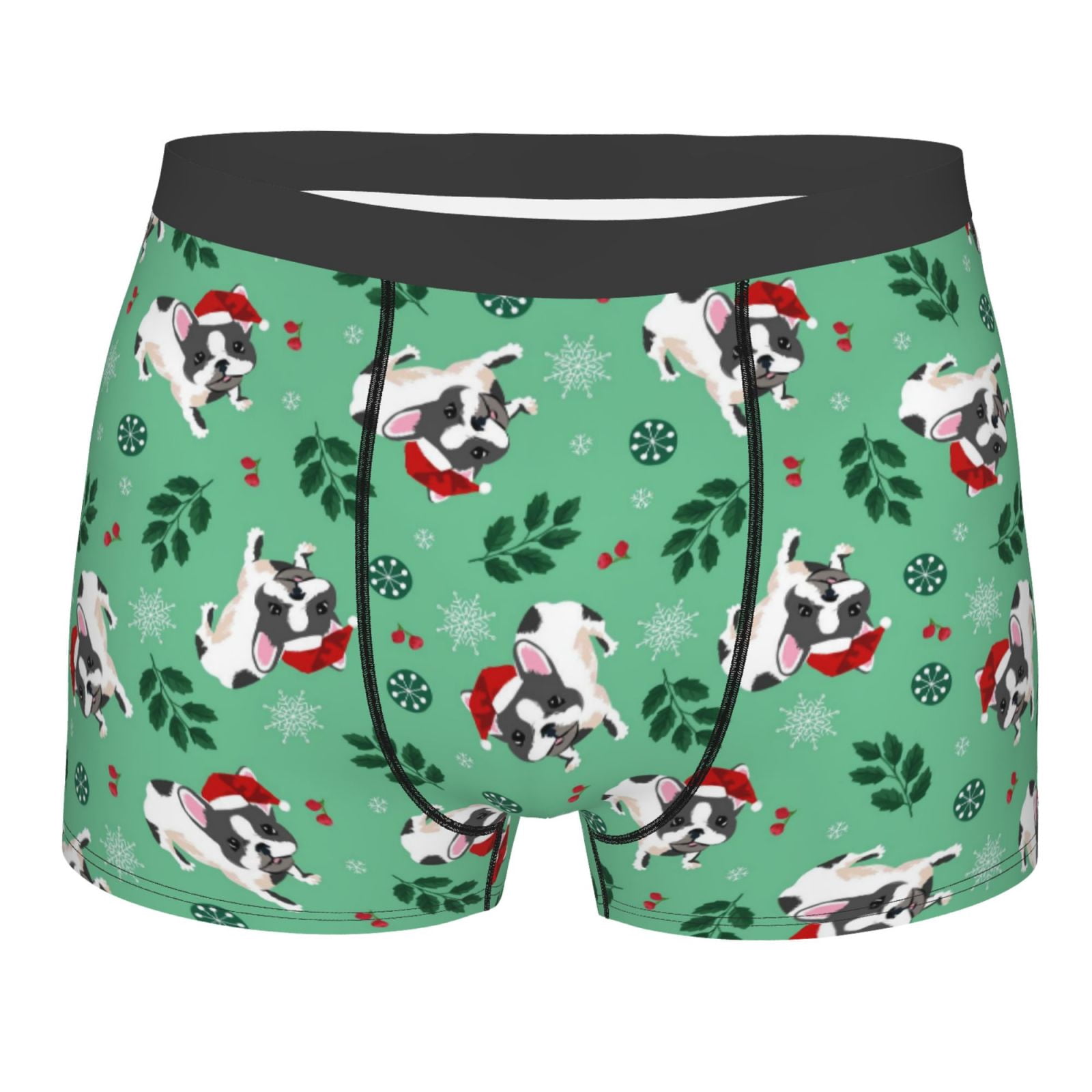Disketp Christmas French Bulldog Men'S Boxer Briefs,Soft And Breathable ...