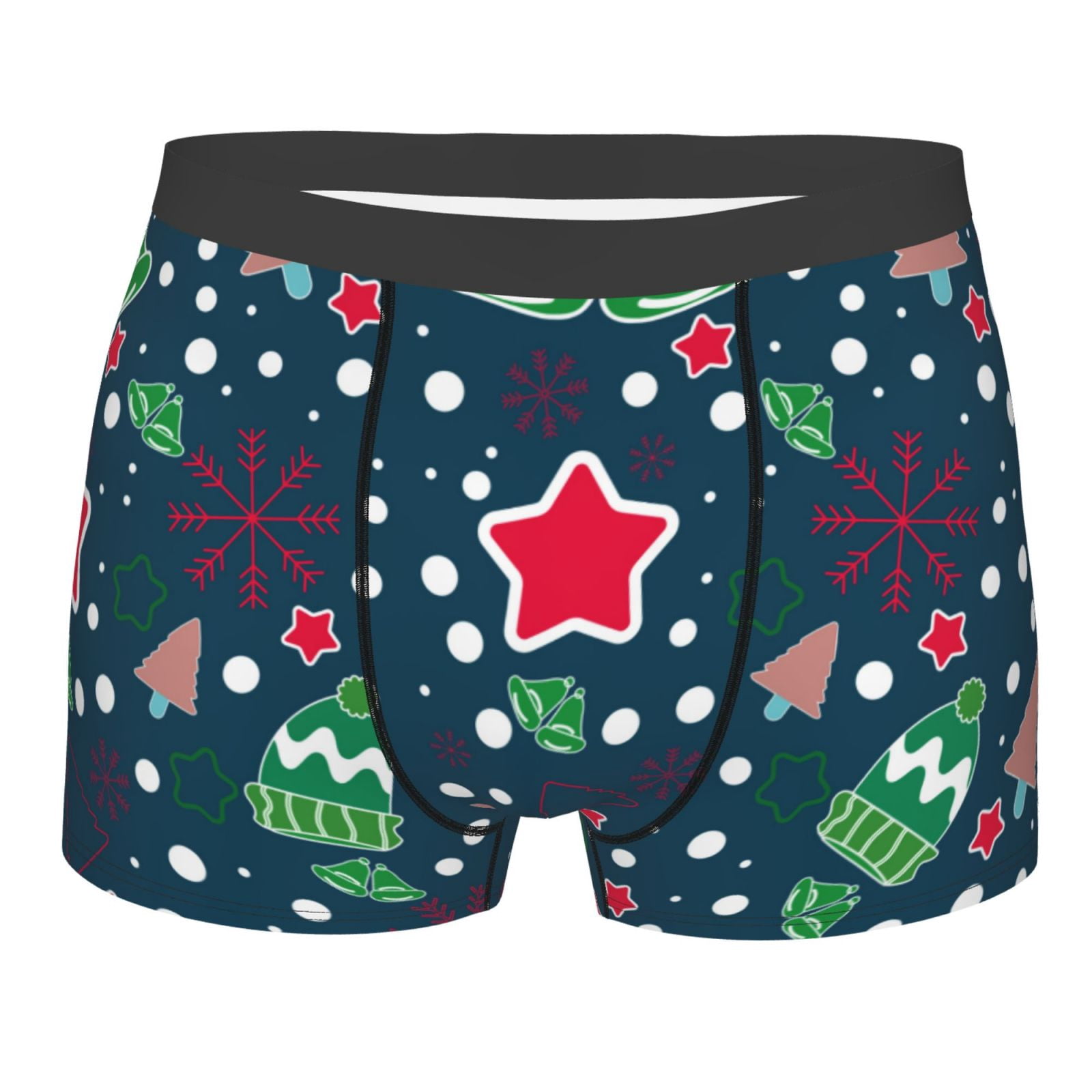 Disketp Christmas Men'S Boxer Briefs,Soft And Breathable Cotton ...