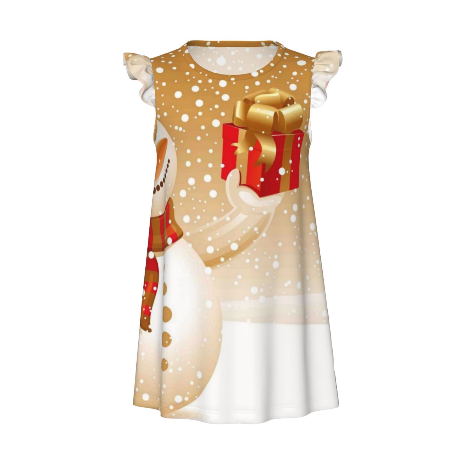 Disketp Christmas Snowman Gift Print Girls Nightgowns 3-10 Years ...