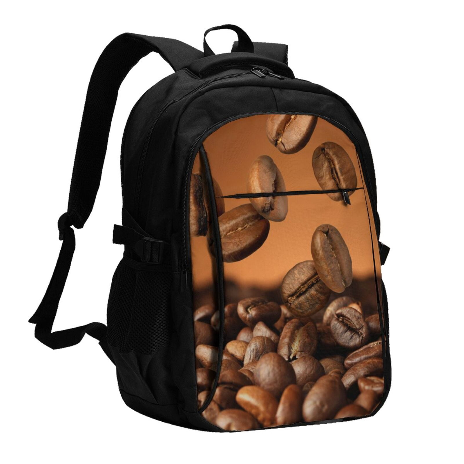 Disketp Coffee Beans Travel Laptop Backpack, Laptops Backpack with USB ...