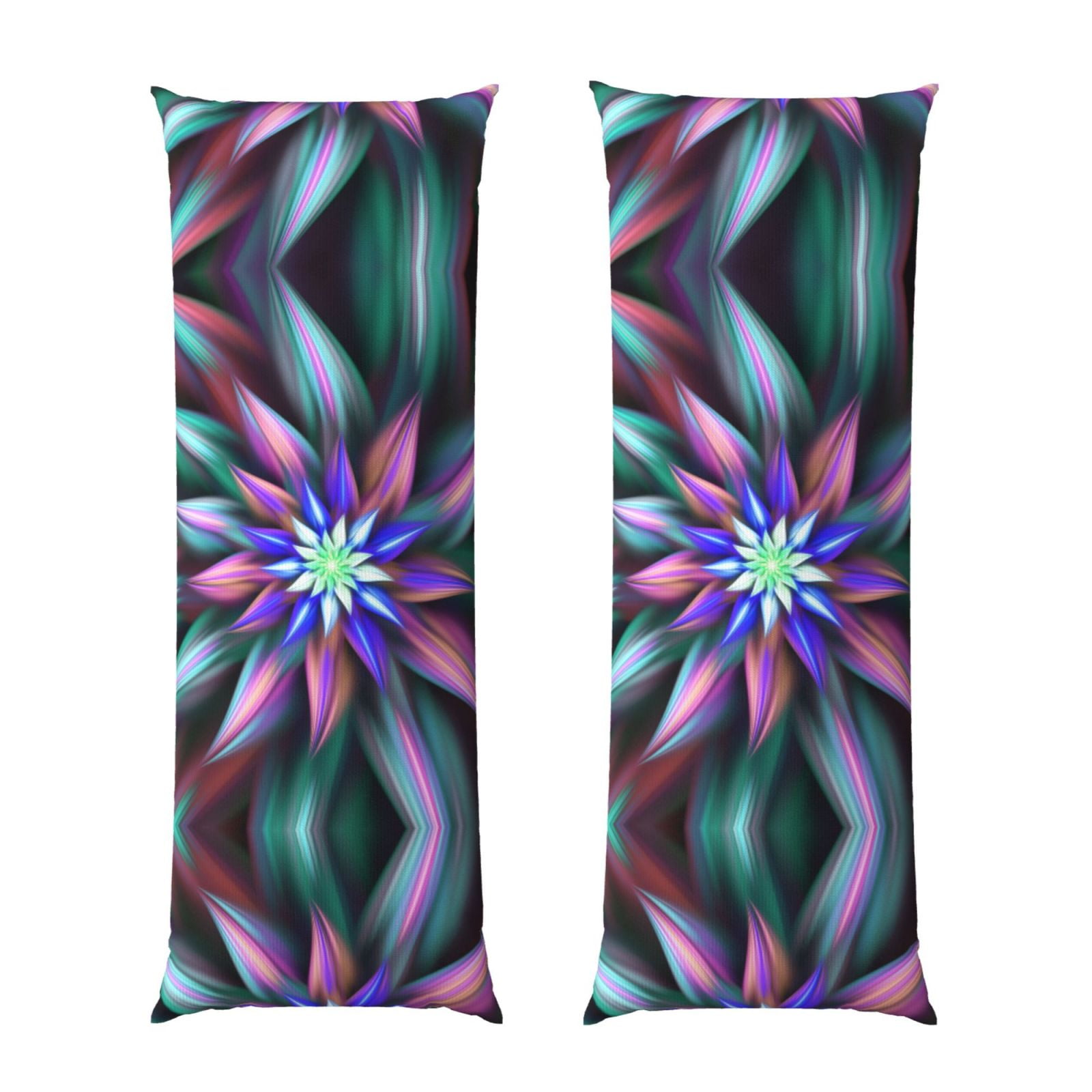 Disketp Colored Abstract Print Body Pillow Cover - Super Soft 20x54 ...