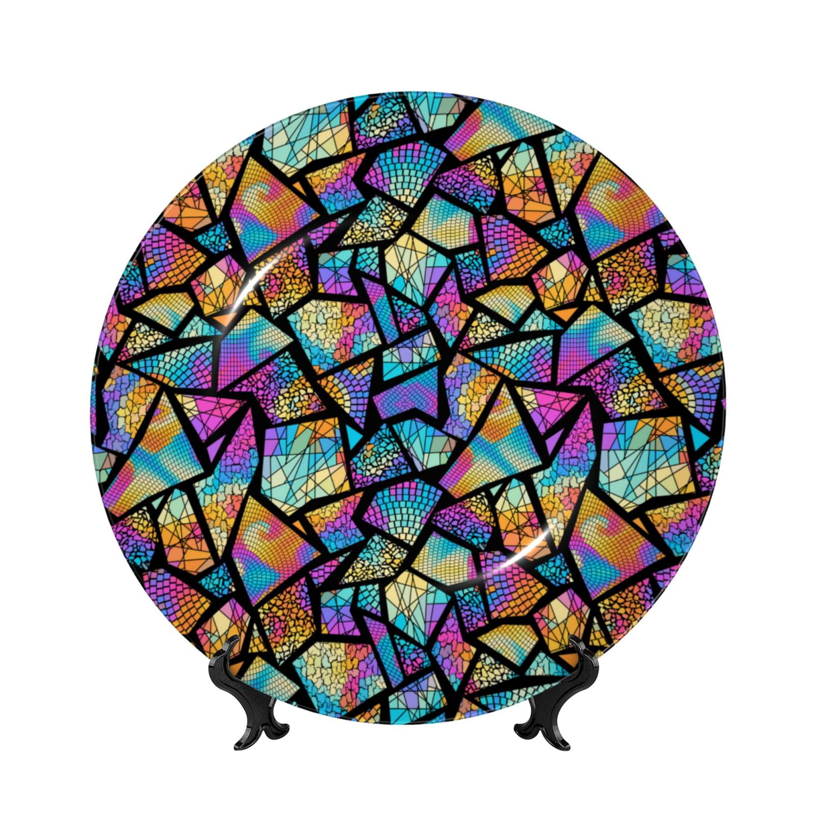 Disketp Colored Glass1 Ceramic Plate Dinner Plates Bone China ...