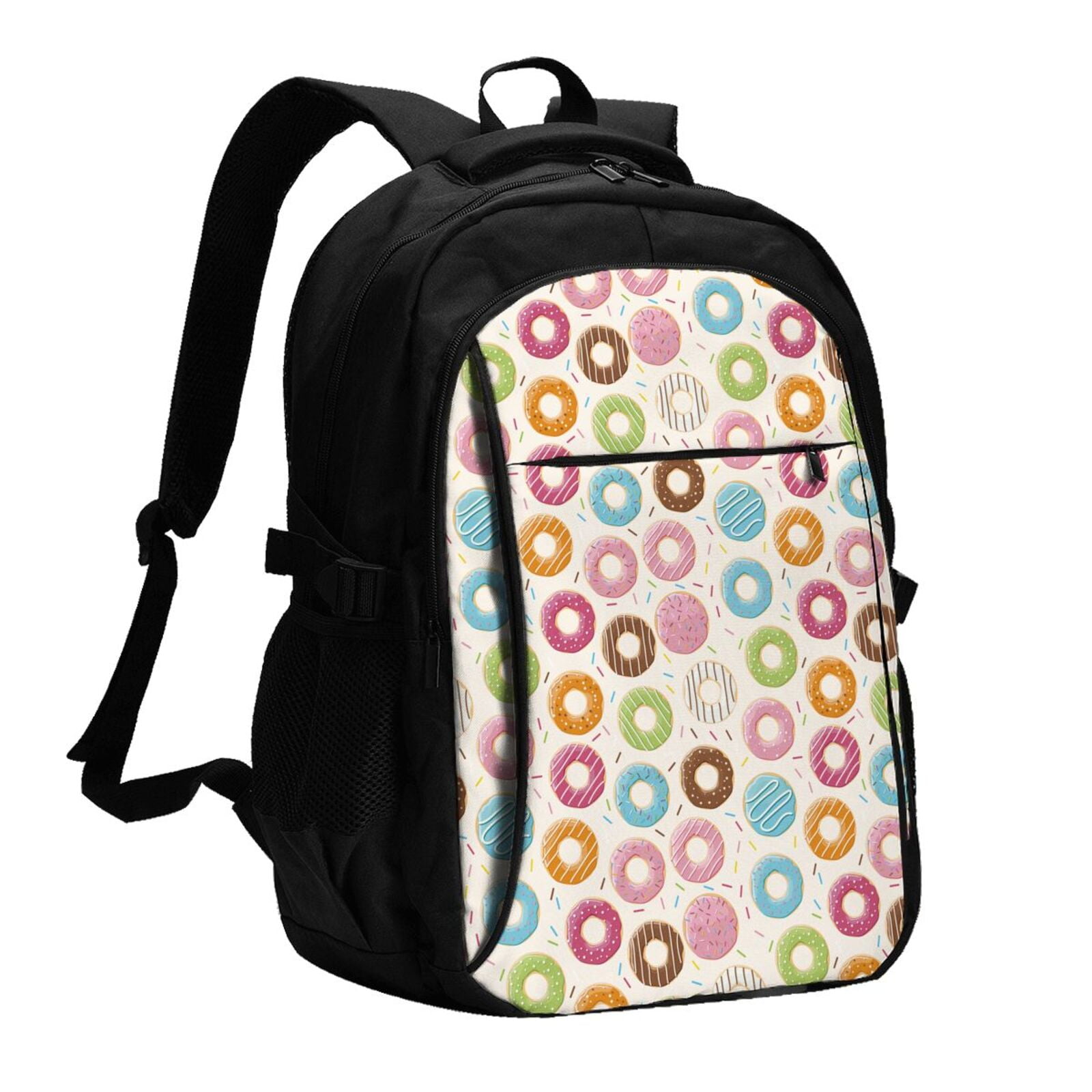 Disketp Colorful Donuts Travel Laptop Backpack, Laptops Backpack with ...
