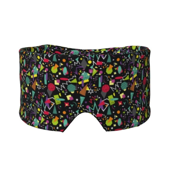 Disketp Colorful Geometric Figures Sleep Mask - Eye Mask for Sleeping ...