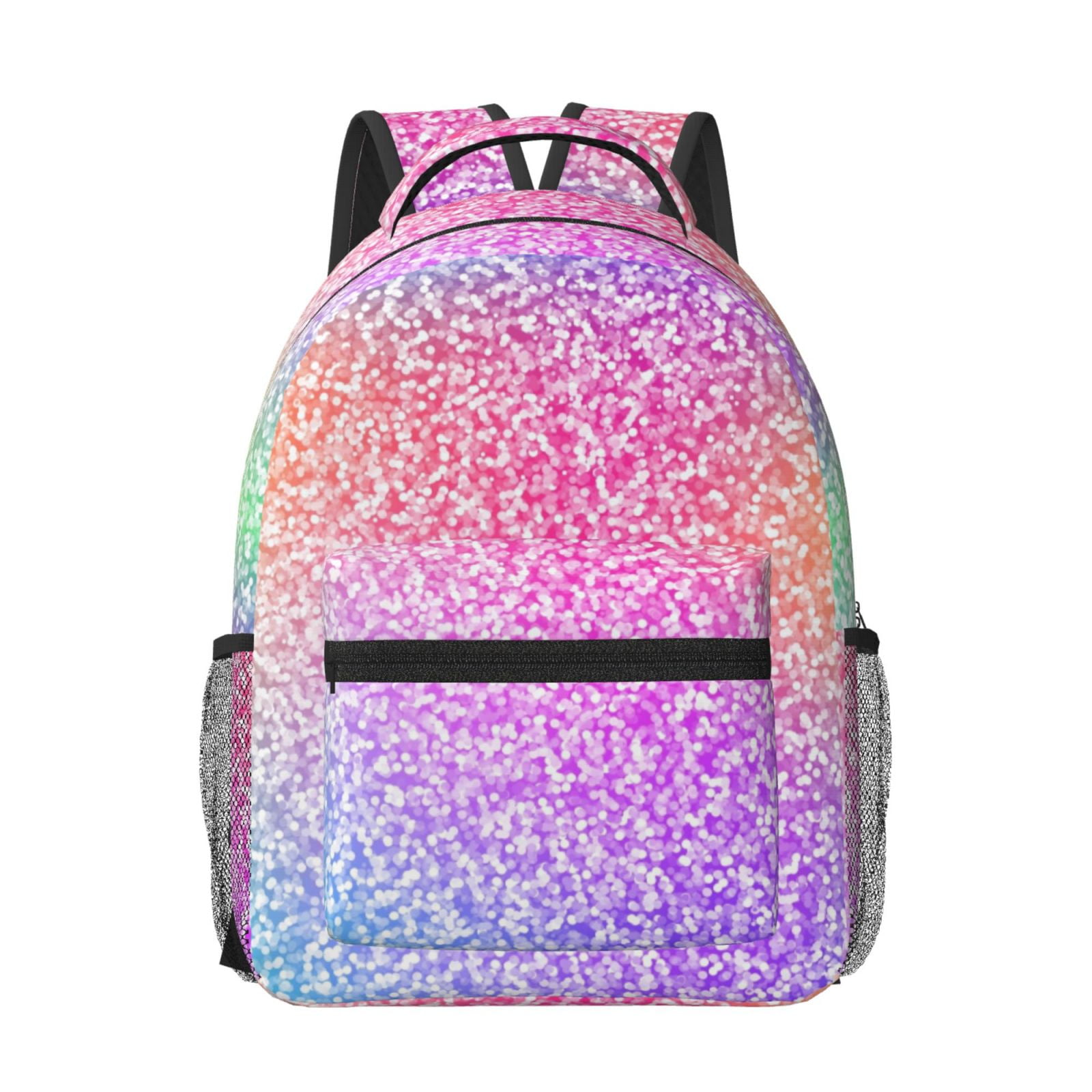 Disketp Colorful Glitters Backpack - Comfortable Daypack with The right ...