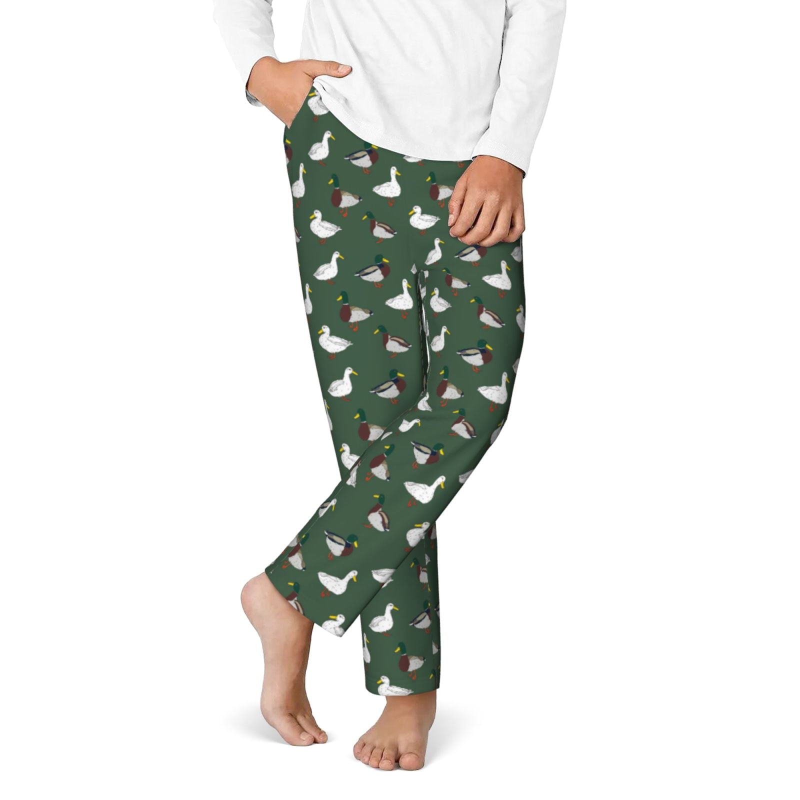 Disketp Colorful Mallard Duck for Teenagers' Pajama Pants ,Lounge Pants ...