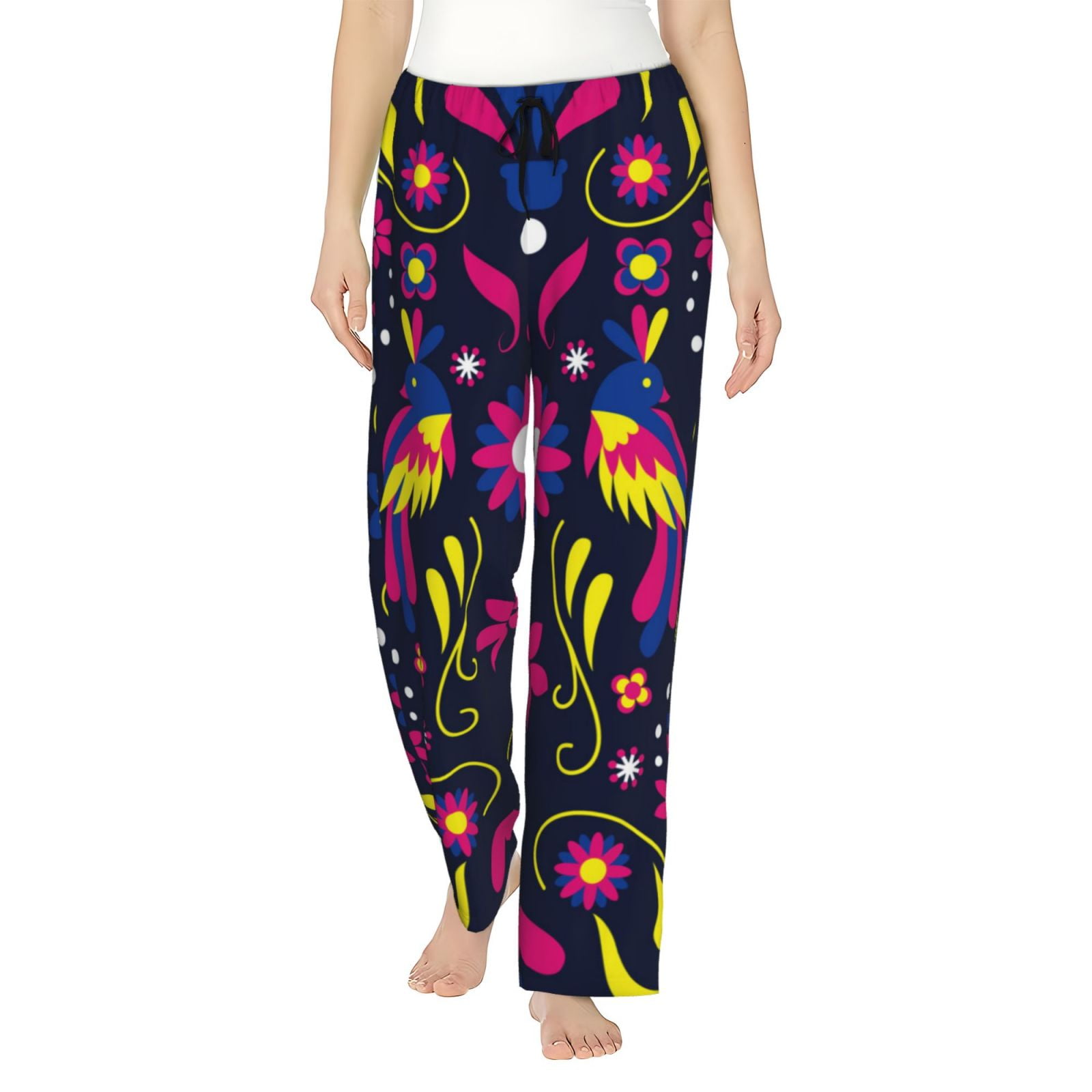 Disketp Colorful Mexican Print Women'S Comfy Pajama Pants Casual ...