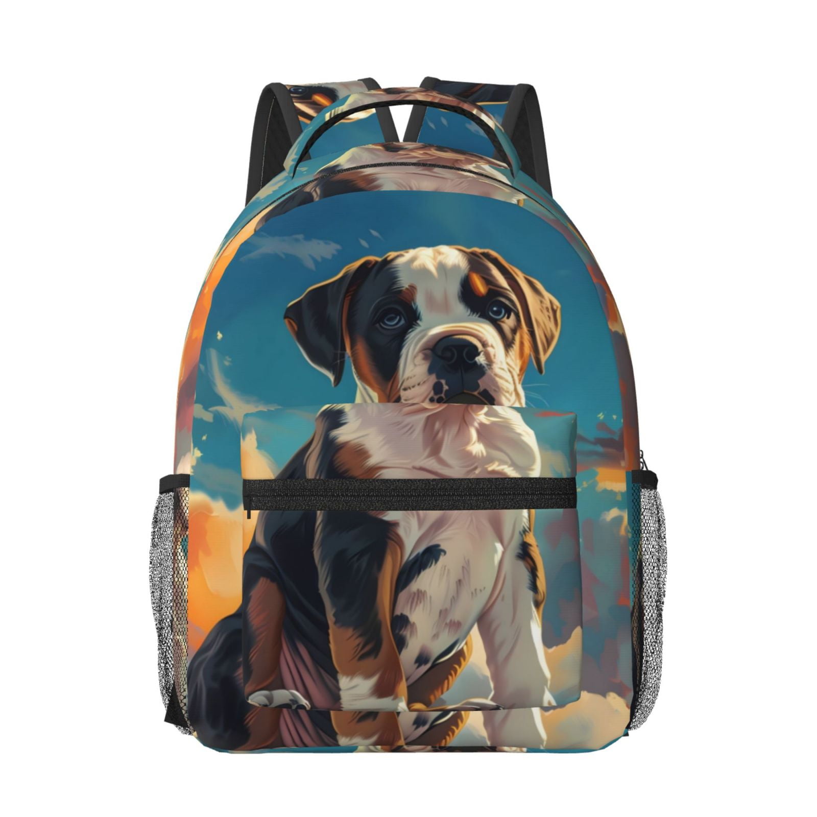 Disketp Colorful Sky Puppy Backpack - Comfortable Daypack with The ...