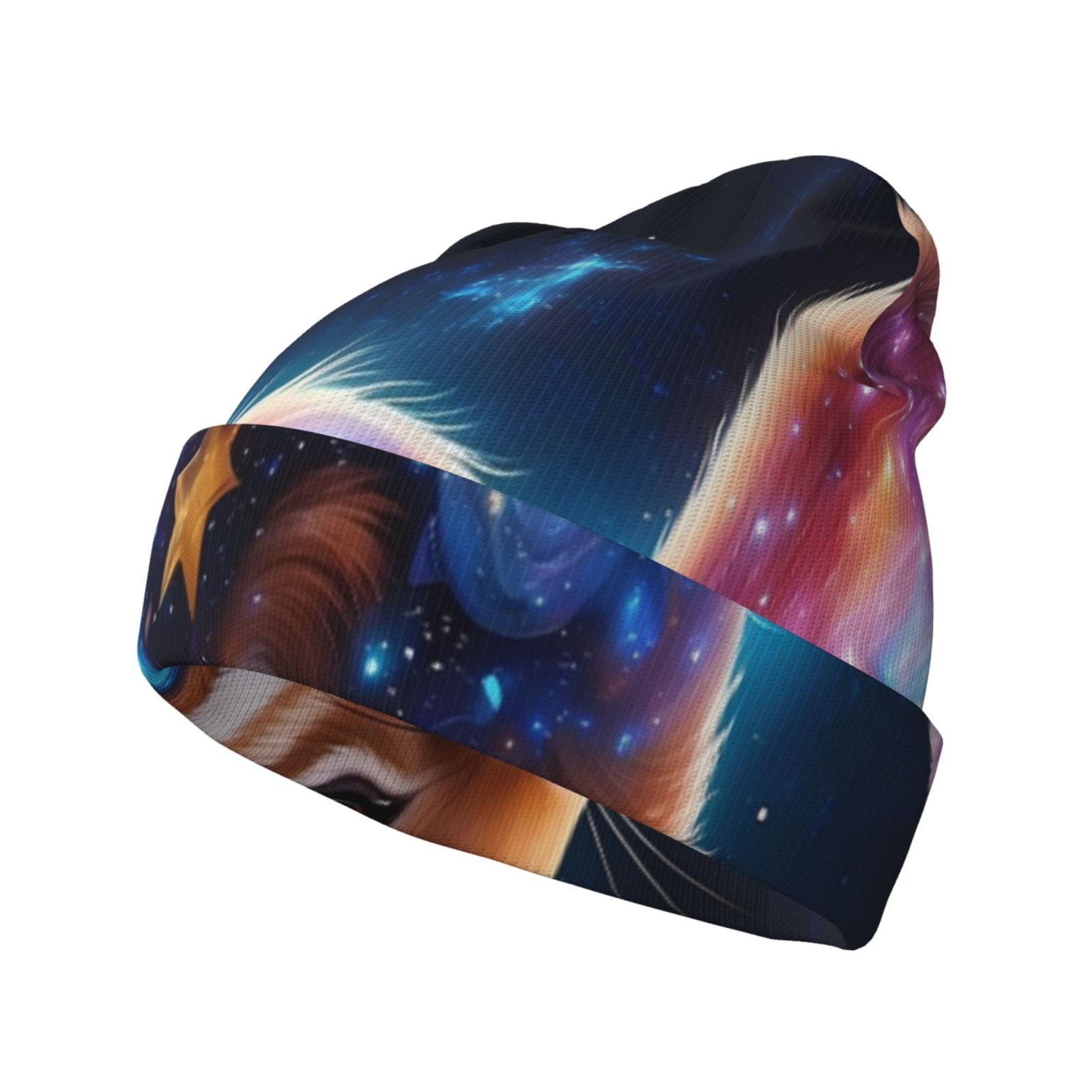 Disketp Colorful Star River Squirrel Winter Beanie for Men Women Beanie ...