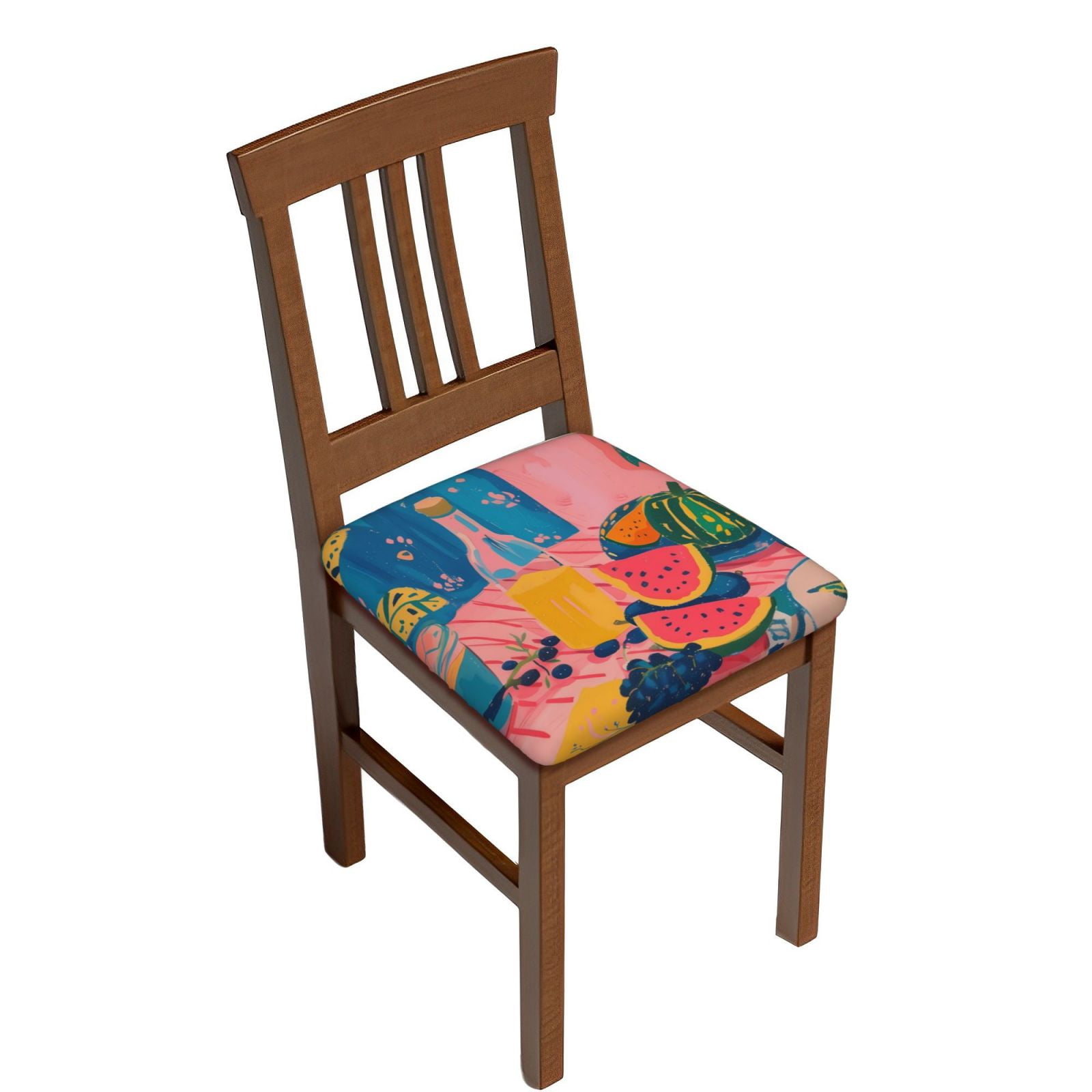 Disketp Colorful Summer Fruit Table for Square Chair Cushion Covers for ...