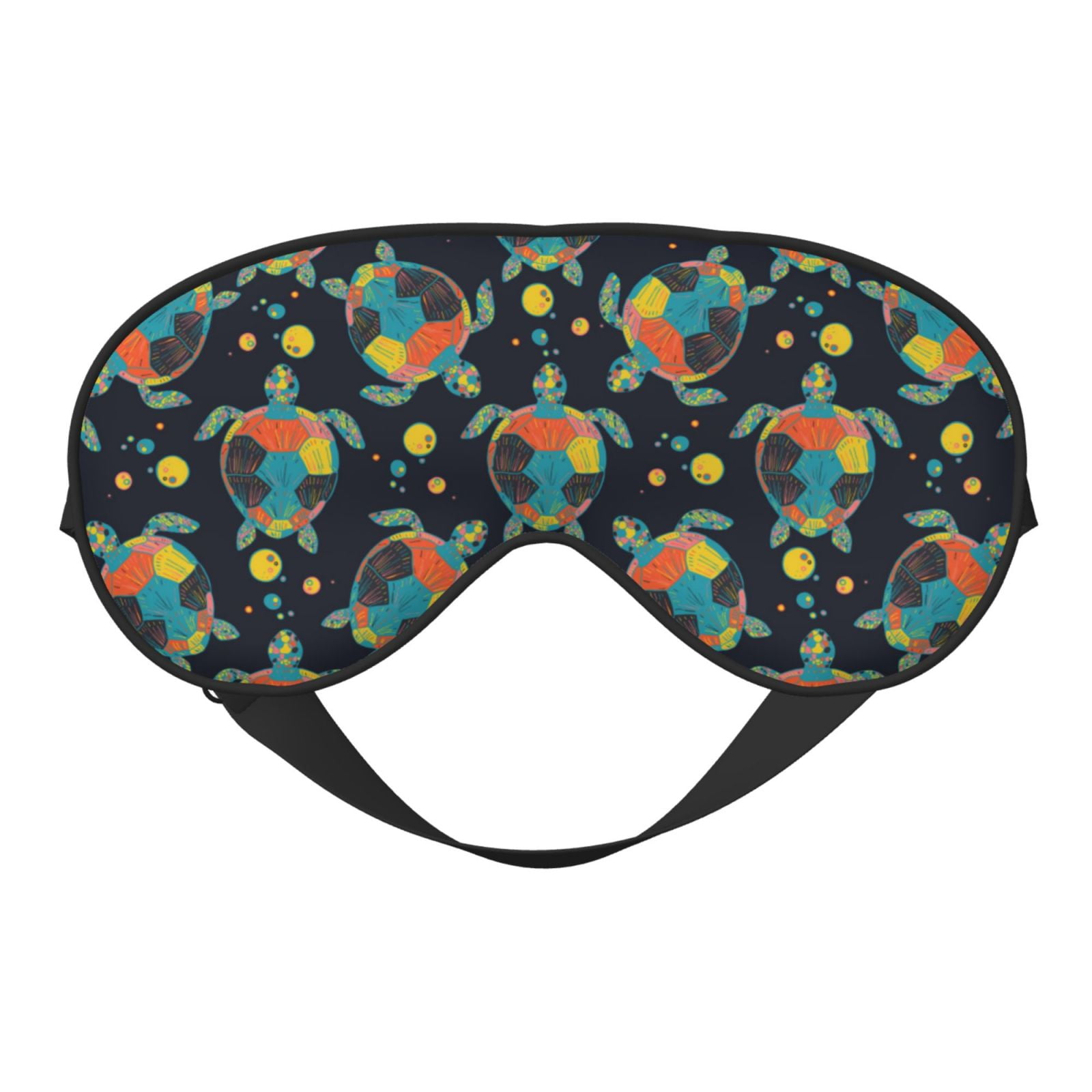 Disketp Colorful Turtles Print Sleep Mask-Eye Mask for Sleeping ...